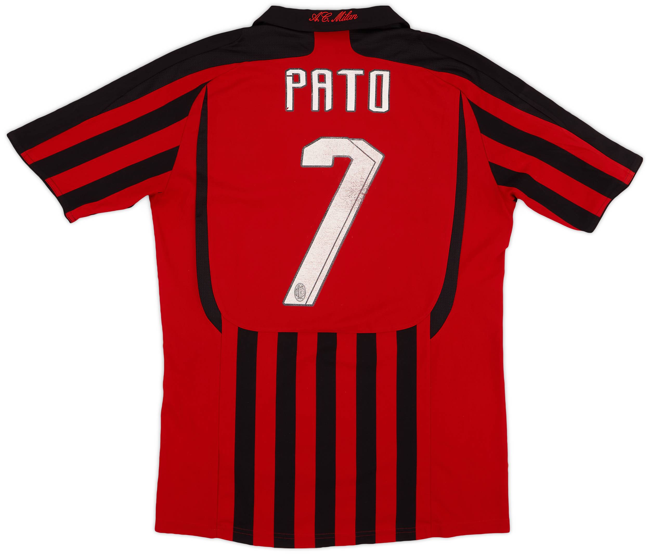 2007-08 AC Milan Home Shirt Pato #7 - 5/10 - (M)