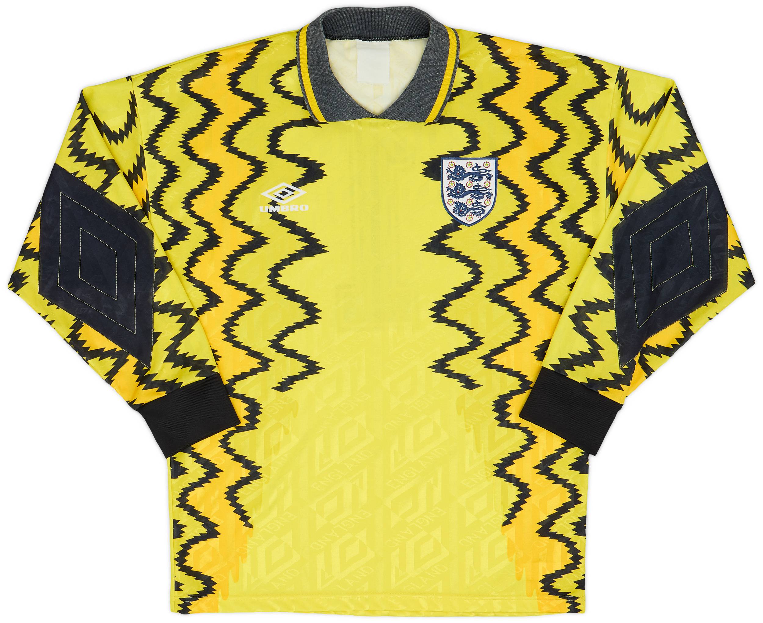 1992-94 England GK Shirt #1 (Woods) - 7/10 - (M)