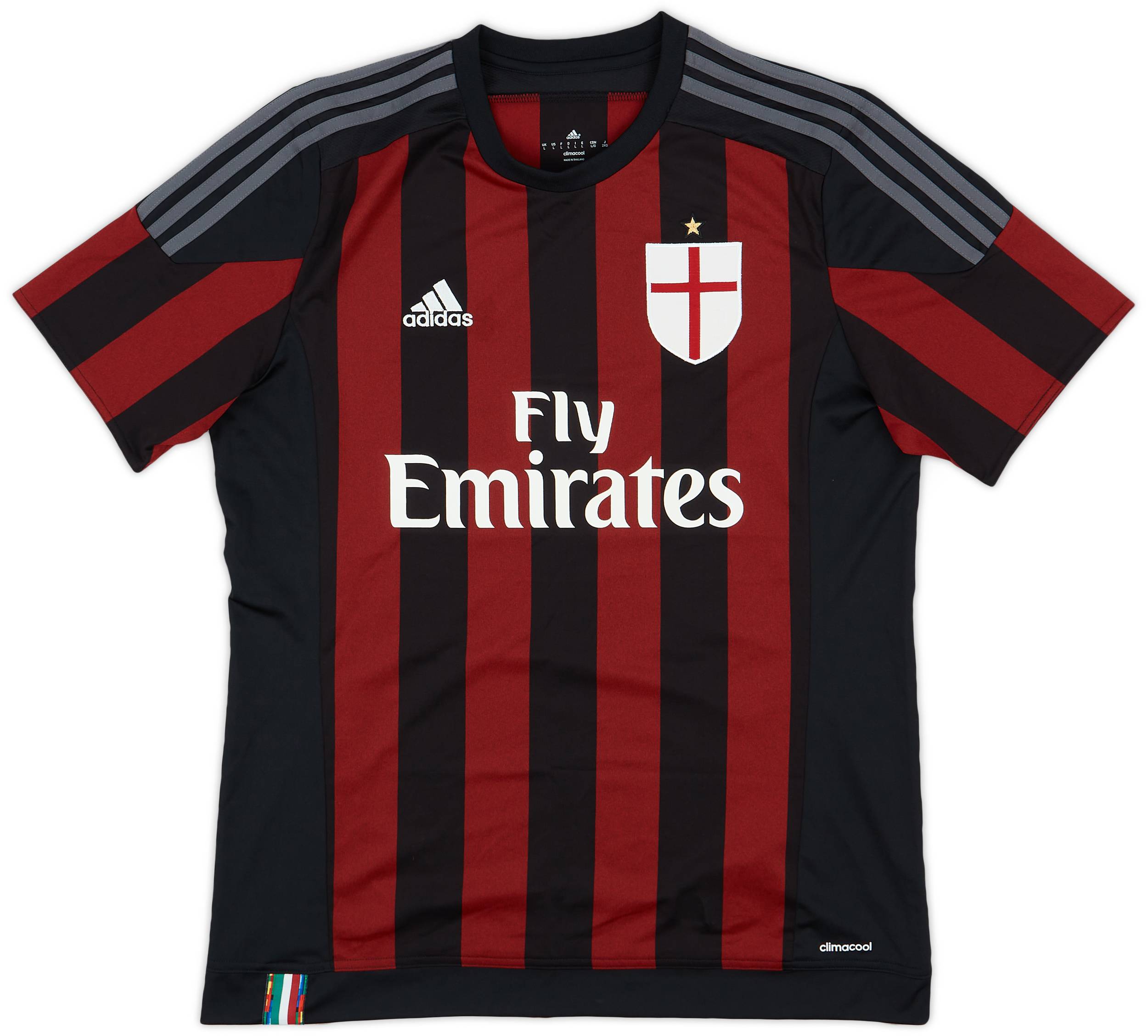 2015-16 AC Milan Home Shirt - 8/10 - (L)