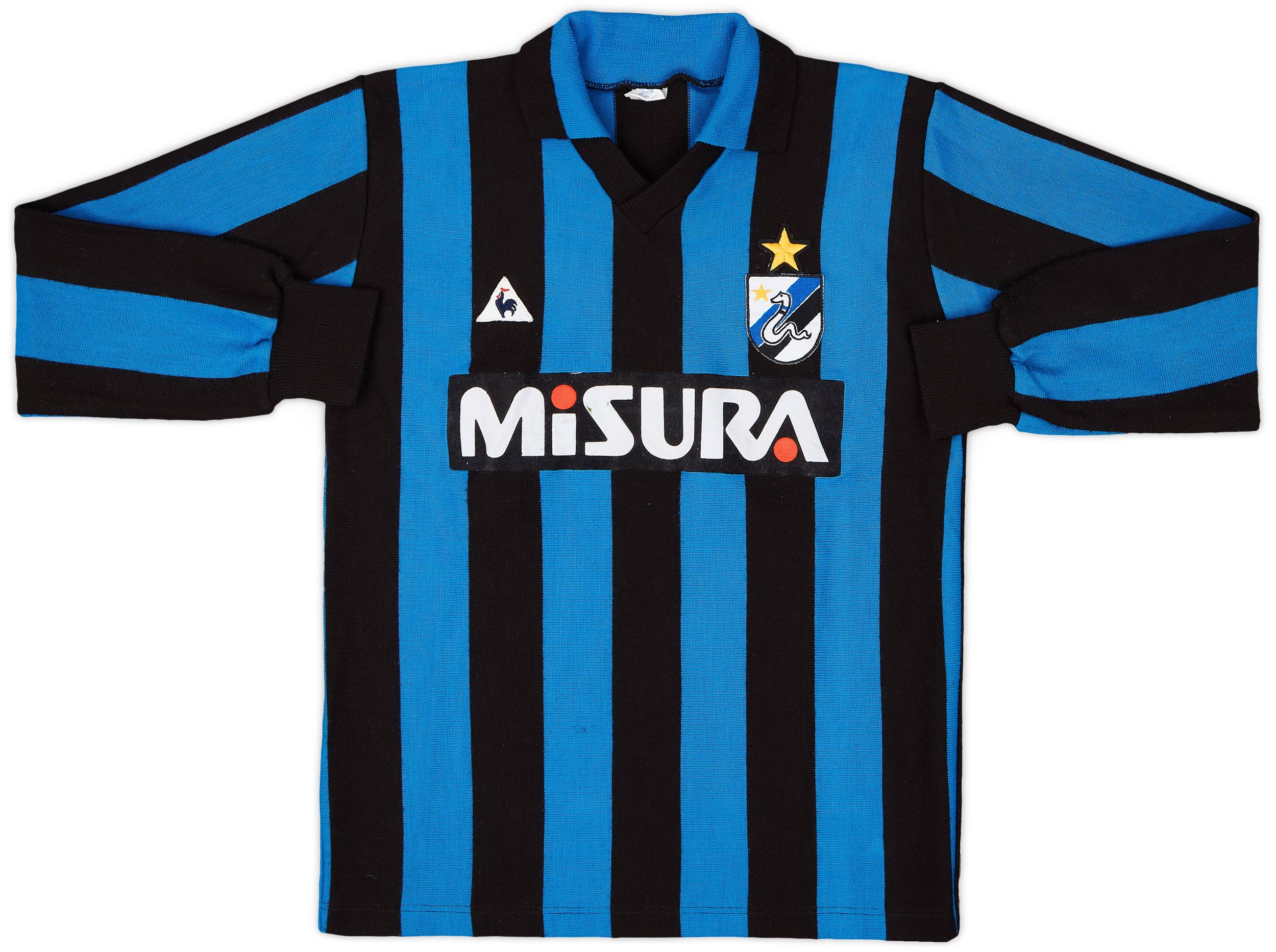 1986-88 Inter Milan Home L/S Shirt - 8/10 - (S)