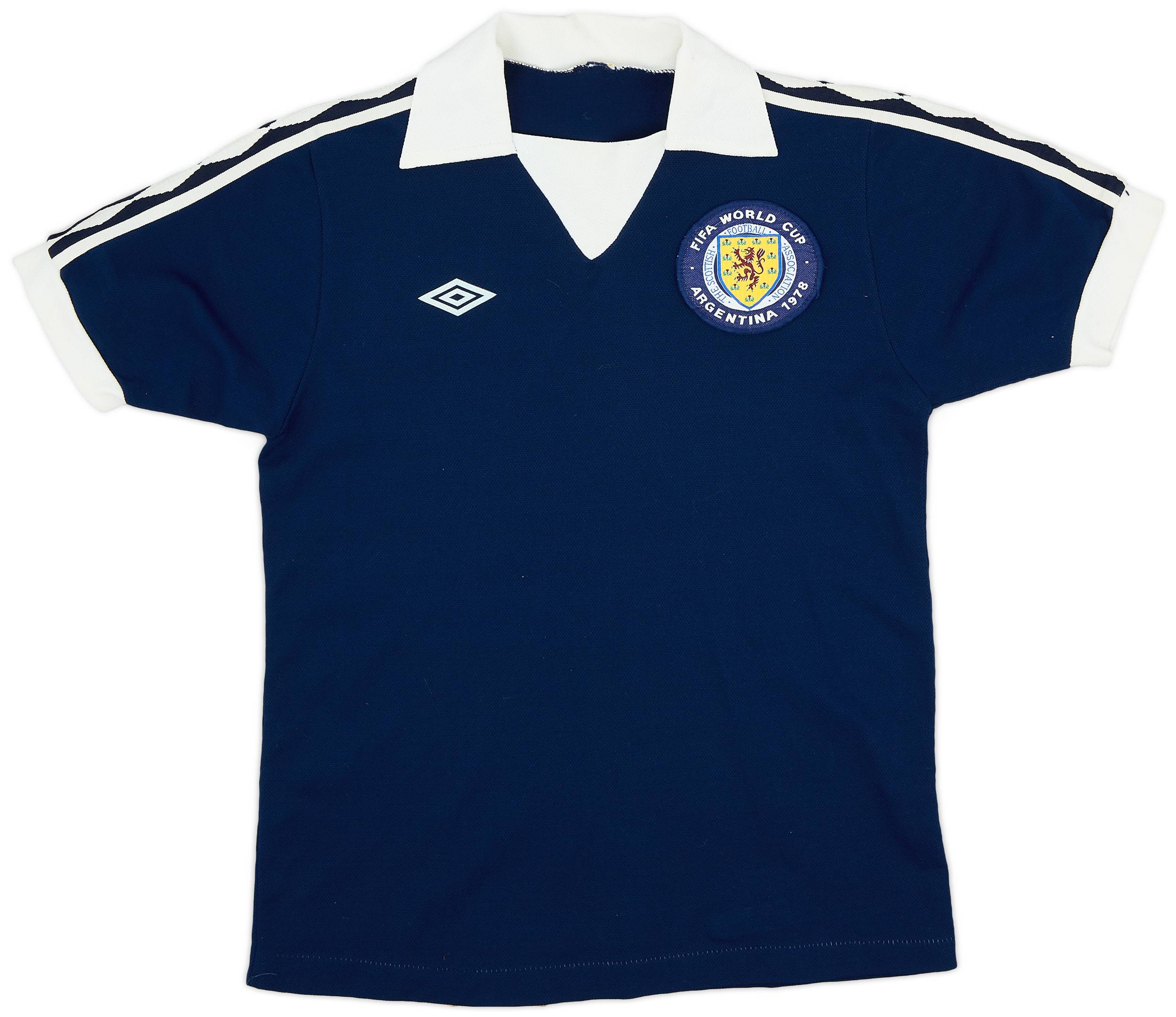 1976-79 Scotland 'World Cup 1978' Home Shirt - 8/10 - (S)