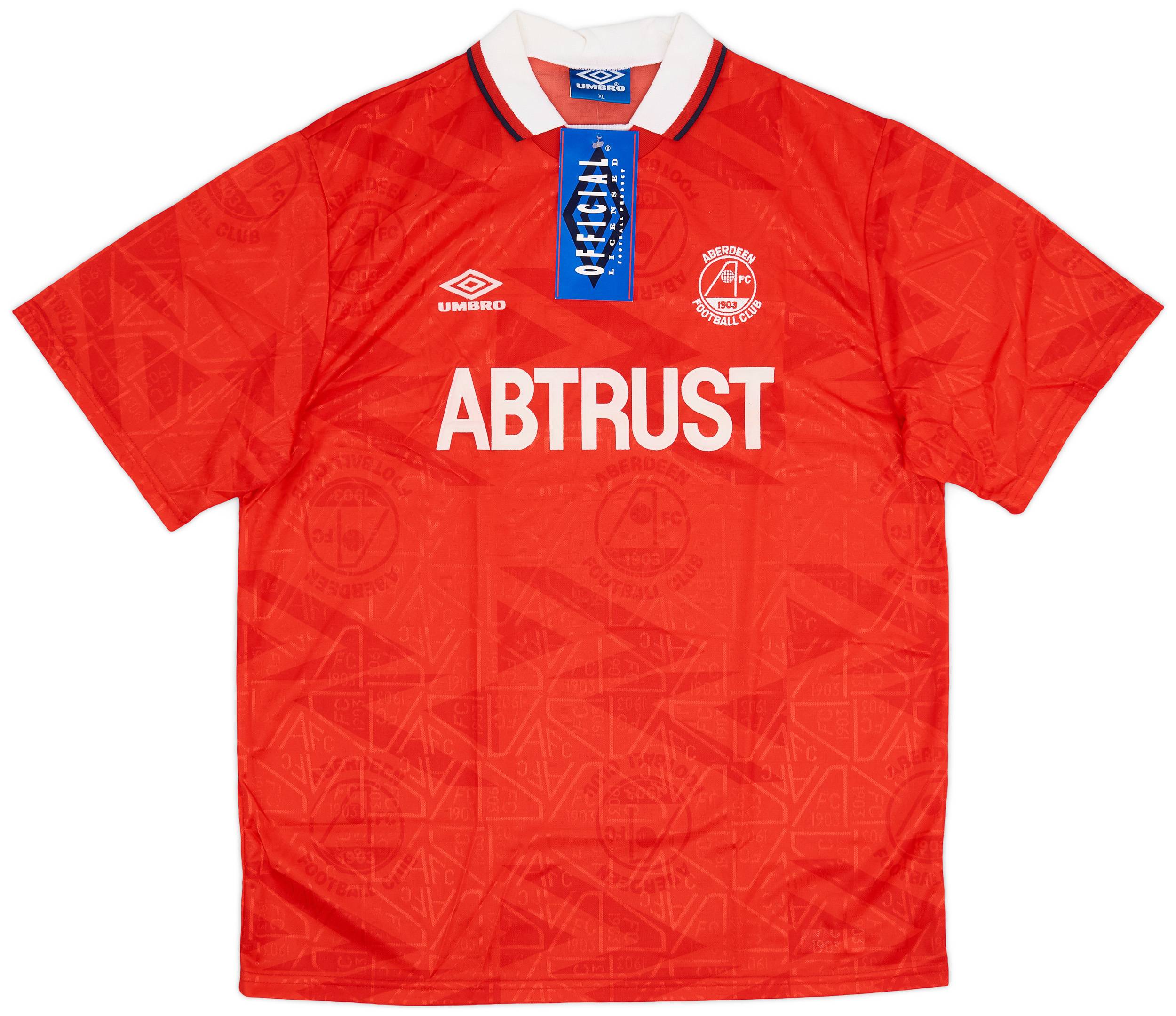 1992-93 Aberdeen Home Shirt (XL)