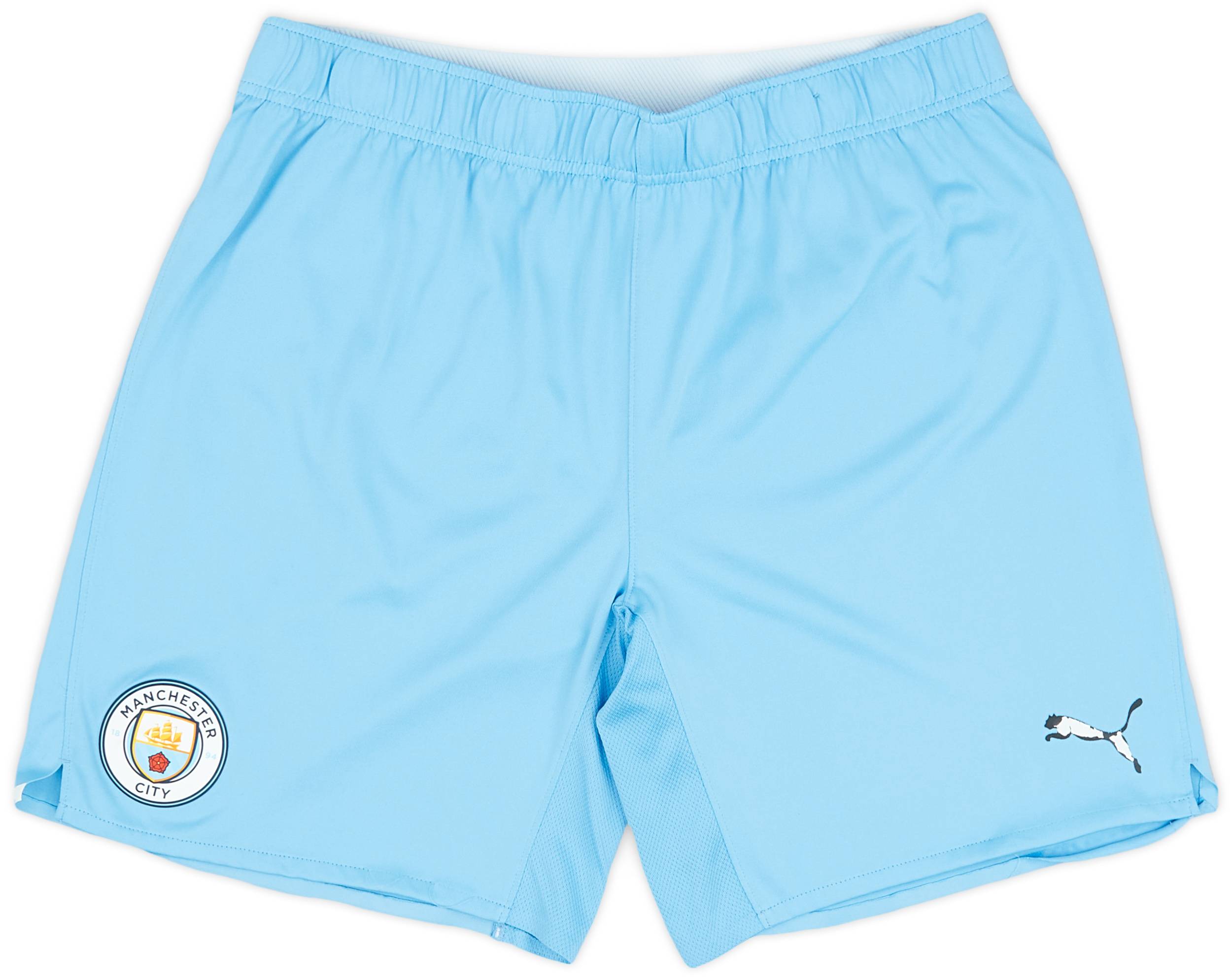 2021-22 Manchester City Home Shorts - 4/10