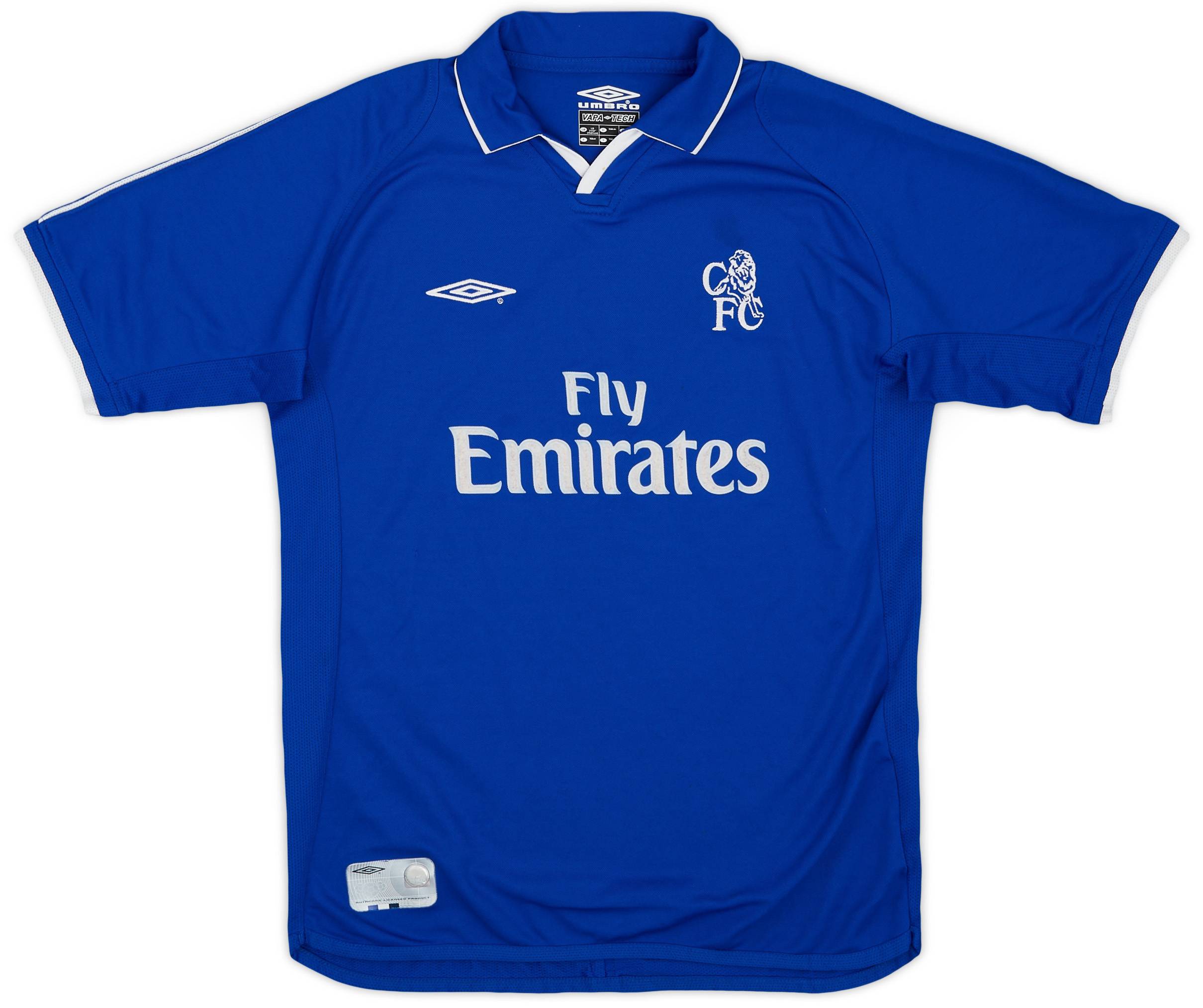 2001-03 Chelsea Home Shirt - 8/10 - (L.Boys)