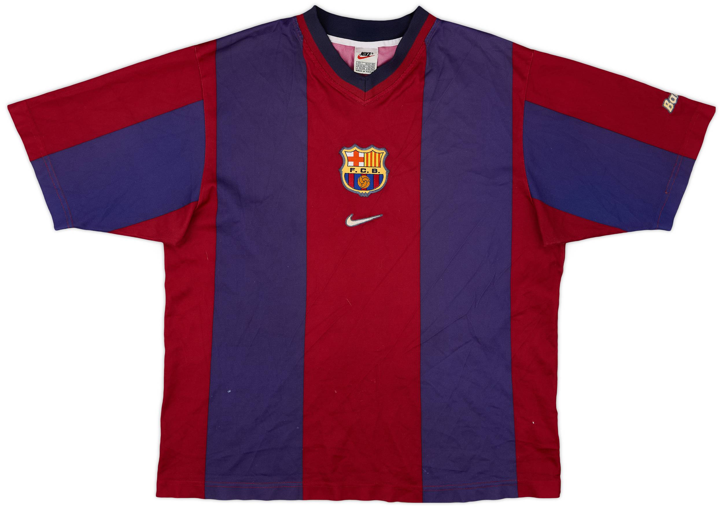 1998-00 Barcelona Basic Home Shirt - 4/10 - (L)