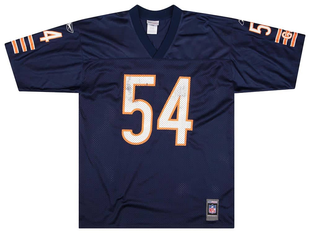 2001 Chicago Bears Urlacher #54 Reebok Jersey (Home) L