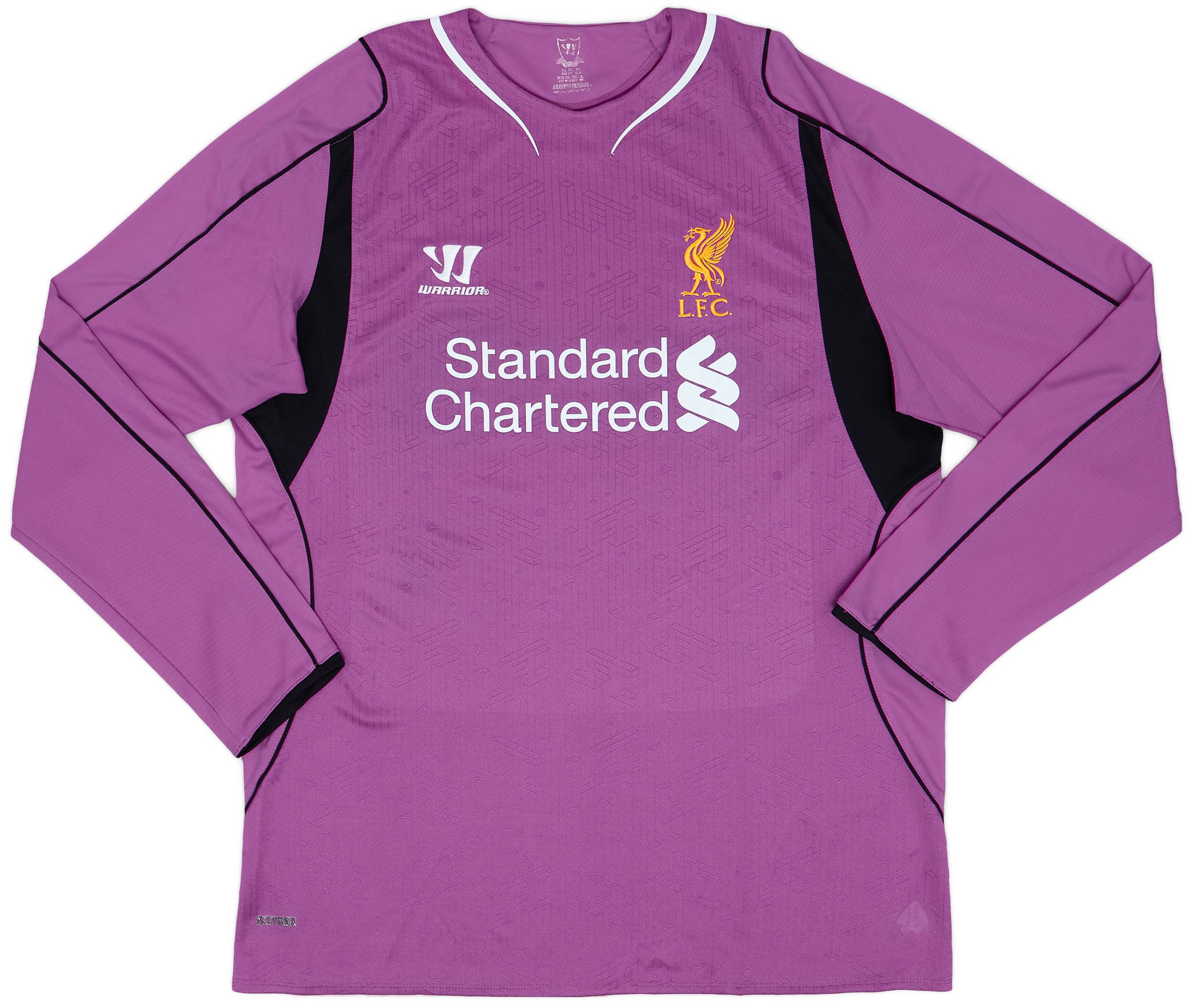 2014-15 Liverpool GK Shirt - 8/10 - (XL)