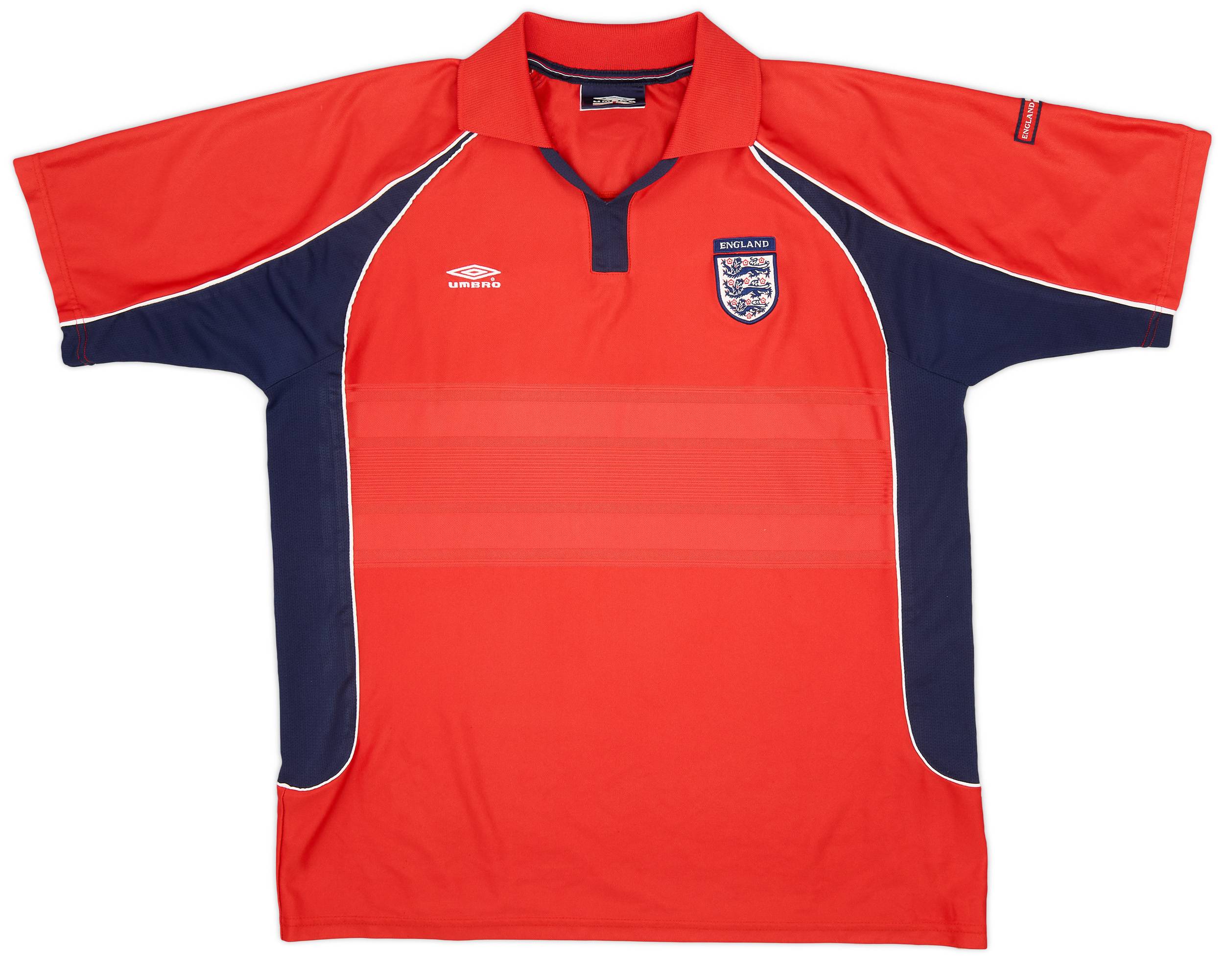 2000-02 England Umbro Training Shirt - 9/10 - (XL)