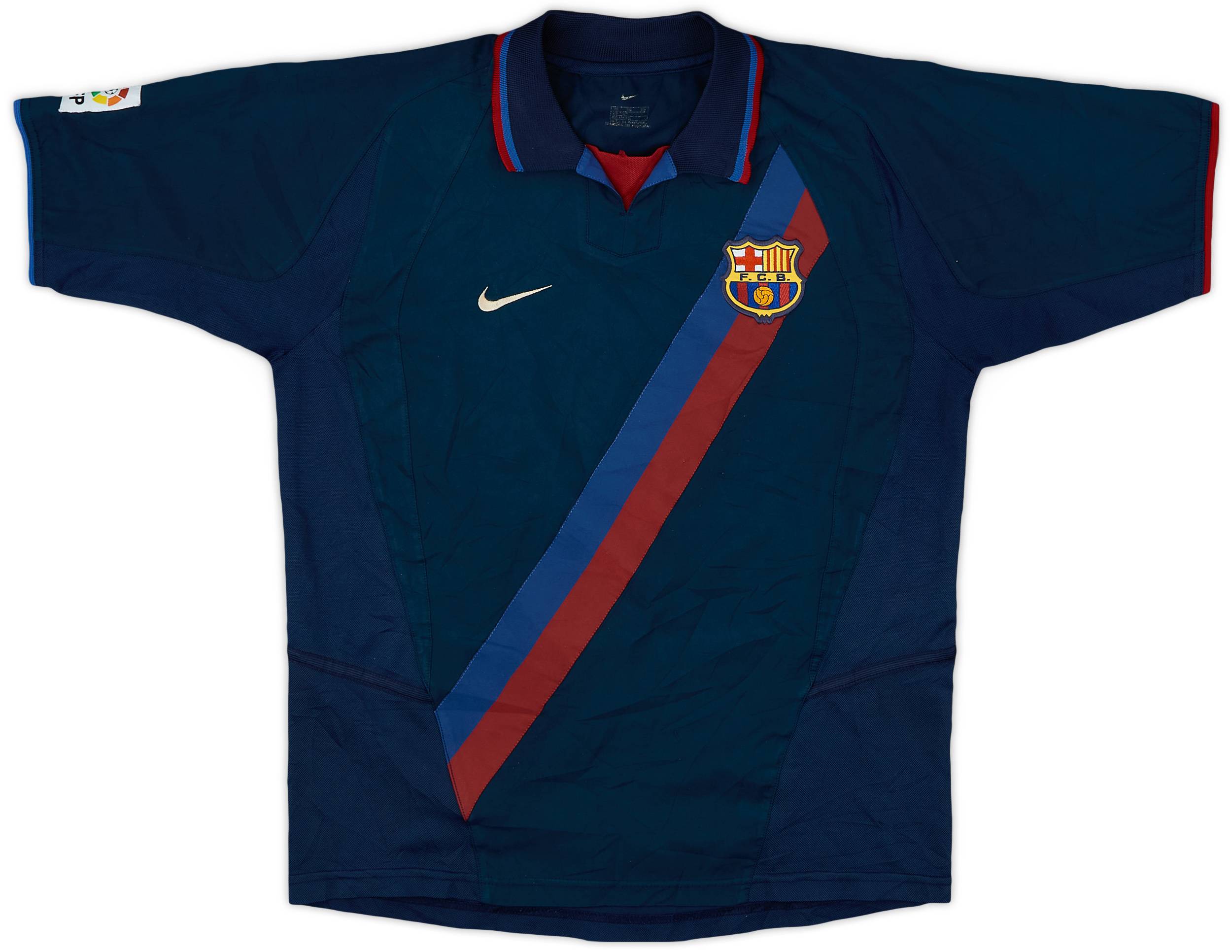 2002-03 Barcelona Away Shirt - 7/10 - (XL.Boys)