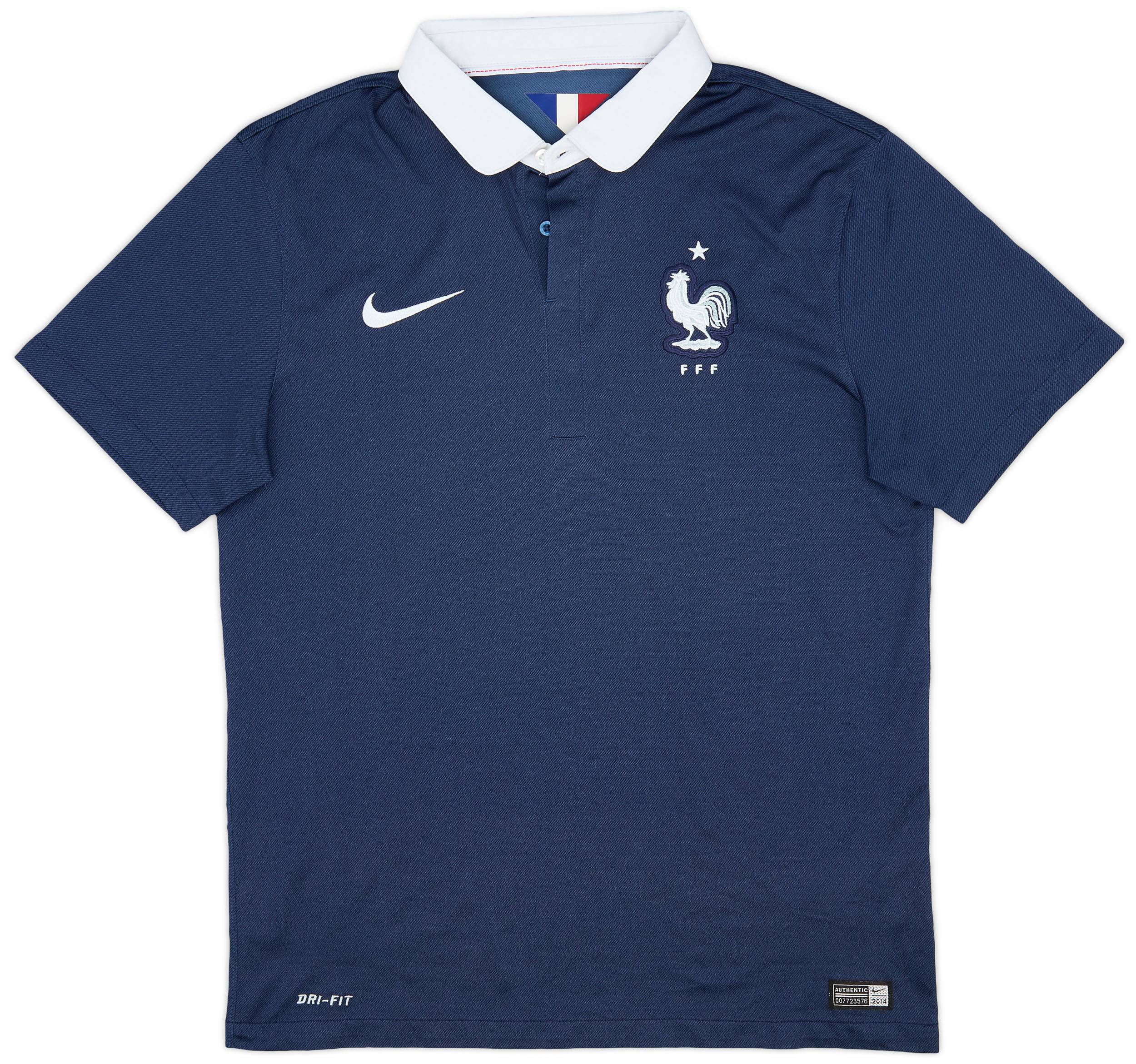 2014-15 France Home Shirt - 9/10 - (M)
