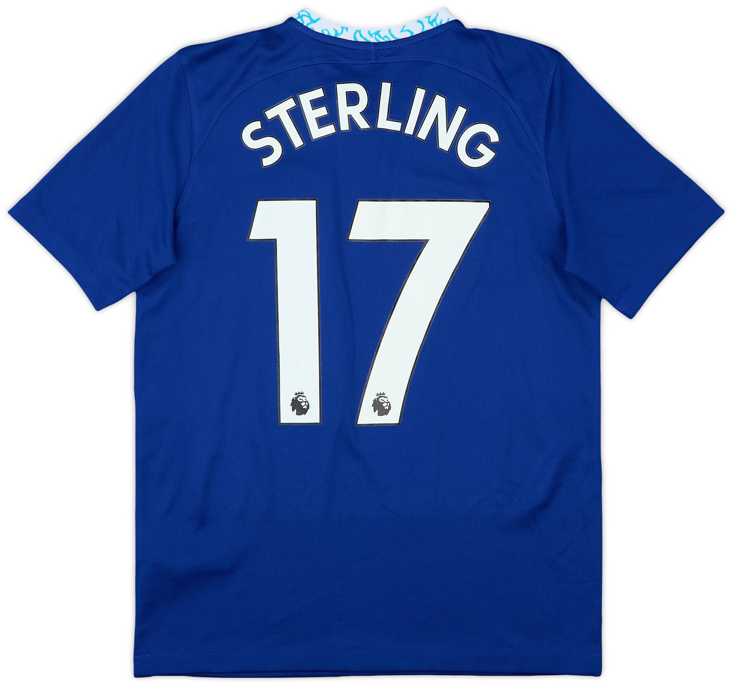 2022-23 Chelsea Home Shirt Sterling #17 - 7/10 - (XL.Boys)