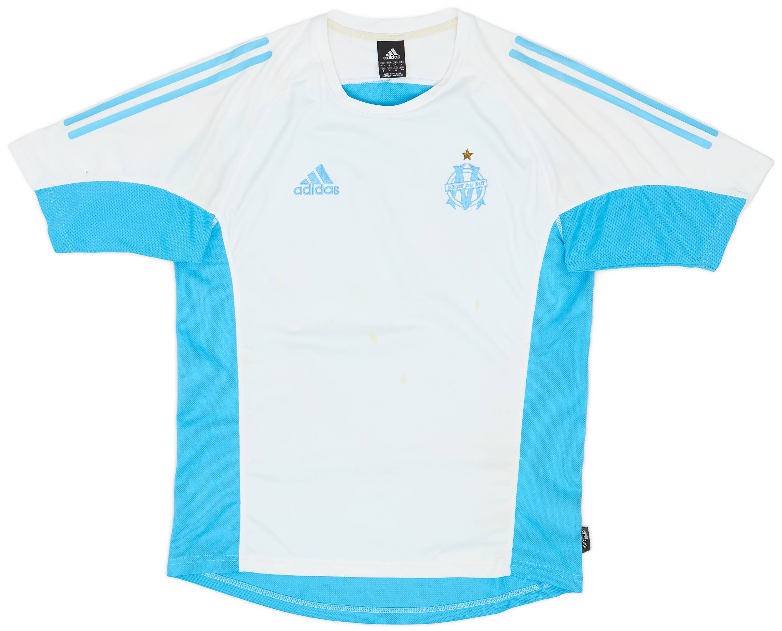 2002-03 Olympique Marseille adidas Training Shirt - 5/10 - (S)