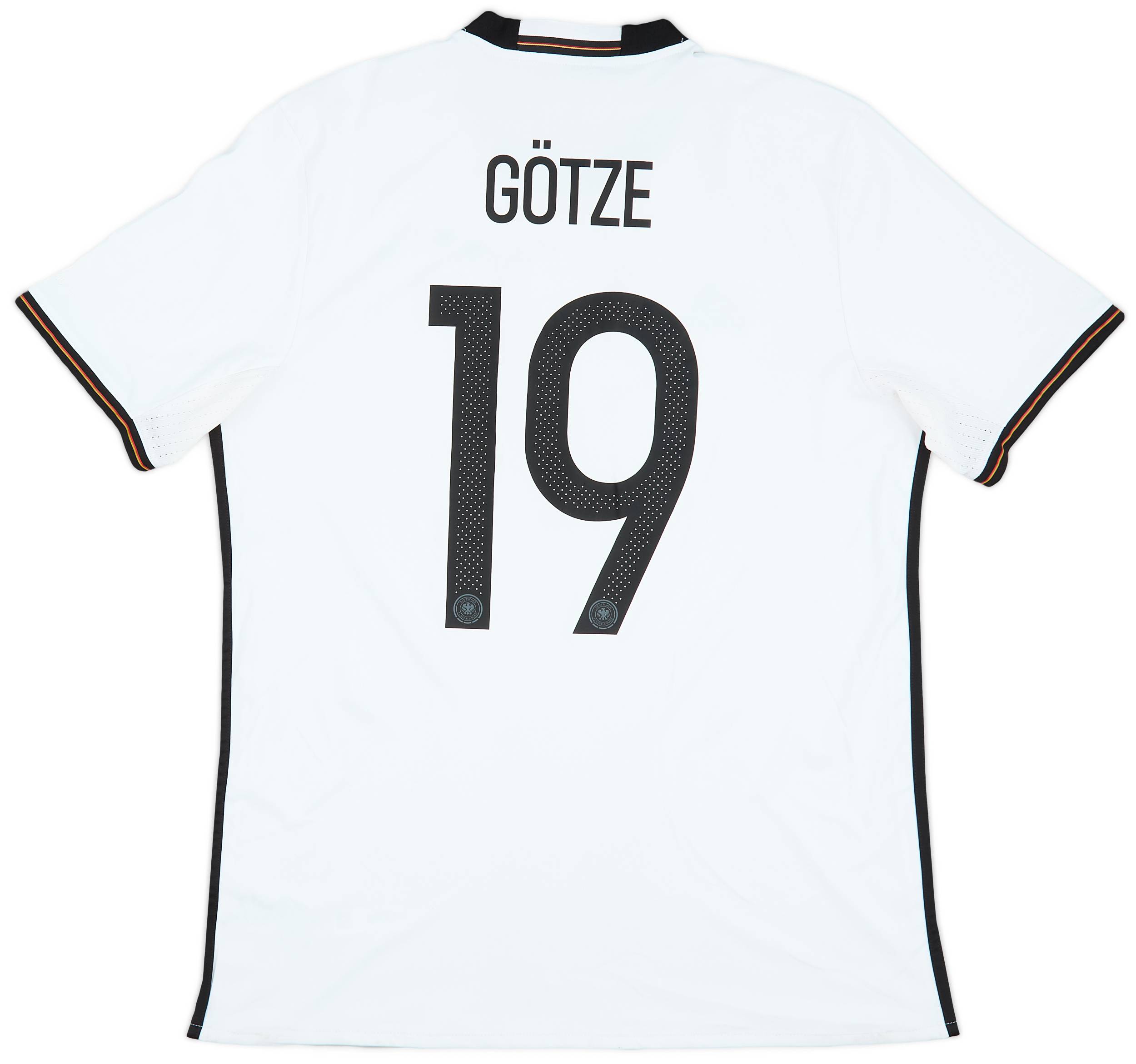 2015-16 Germany Home Shirt Gotze #19 - 8/10 - (L)