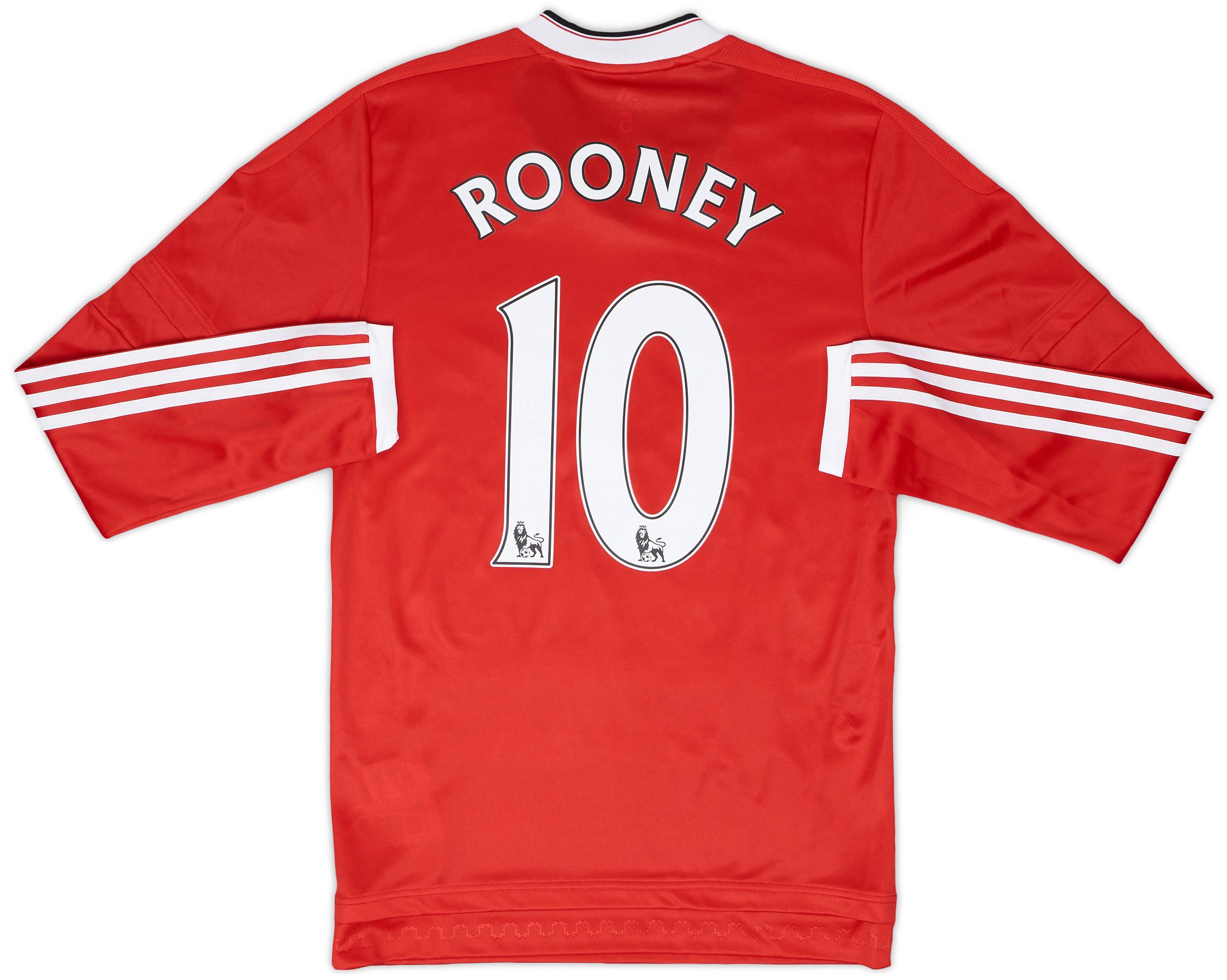 2015-16 Manchester United Player Issue Home L/S Shirt Rooney #10 (S/M)