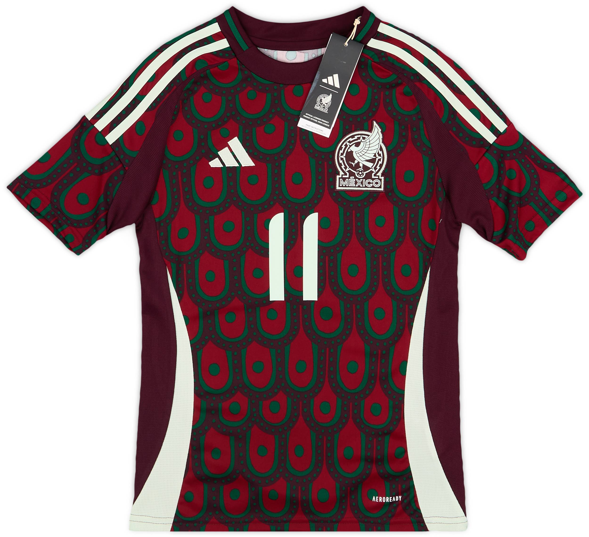2024-25 Mexico Home Shirt S.Gimenez #11 (KIDS)