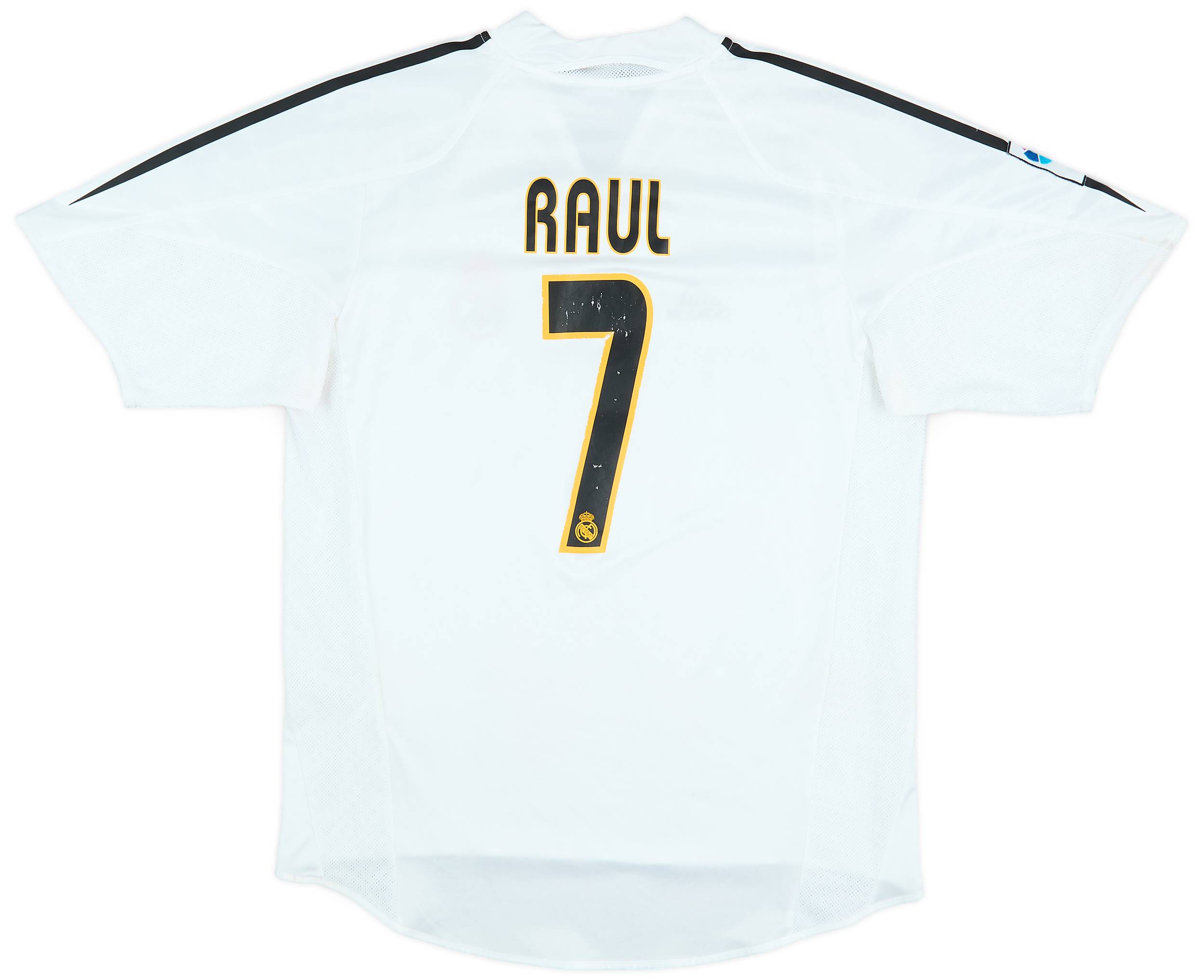 2004-05 Real Madrid Home Shirt Raul #7 - 7/10 - (M)