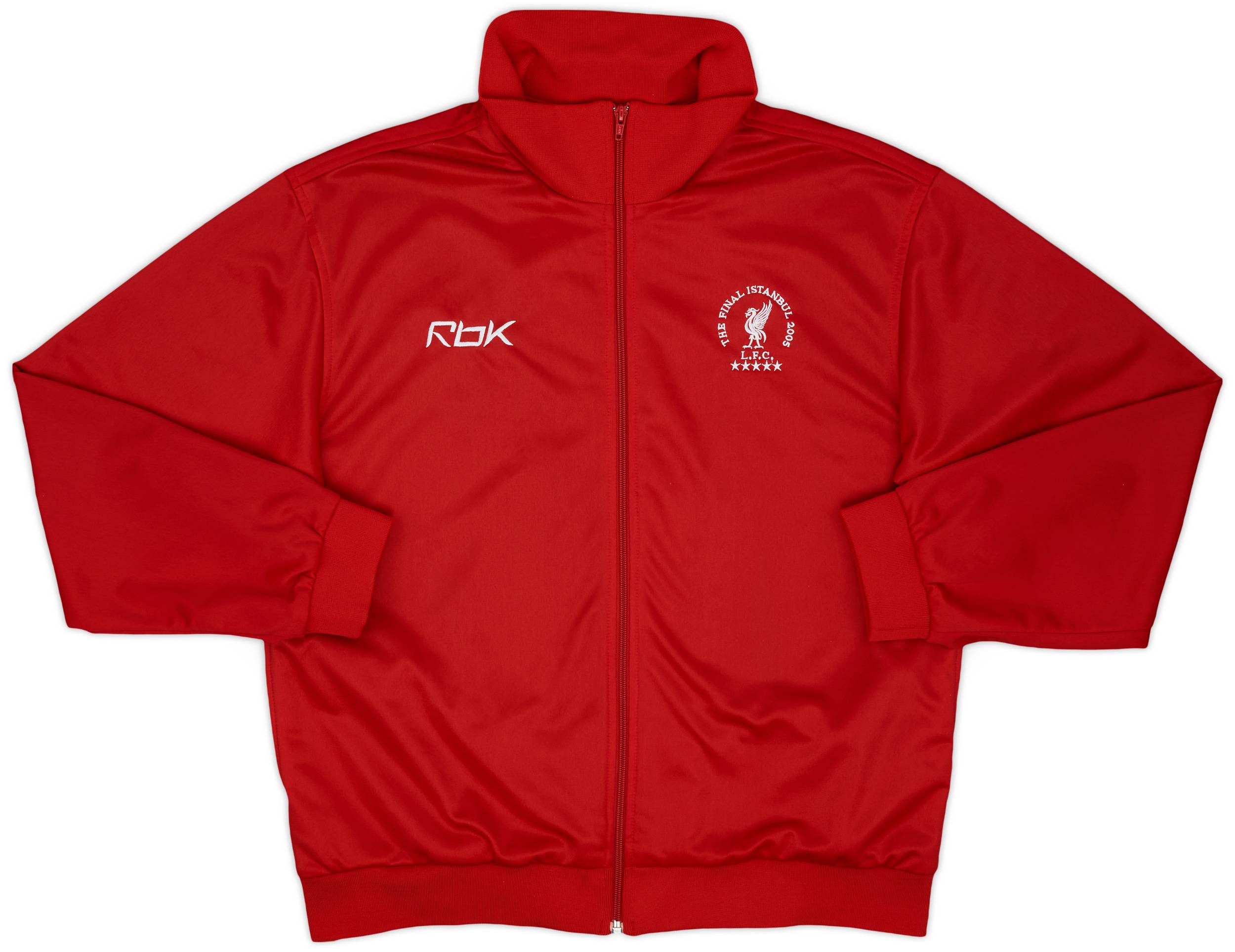 2005 Liverpool Reebok The Final Istanbul Track Jacket - 10/10 - (L)