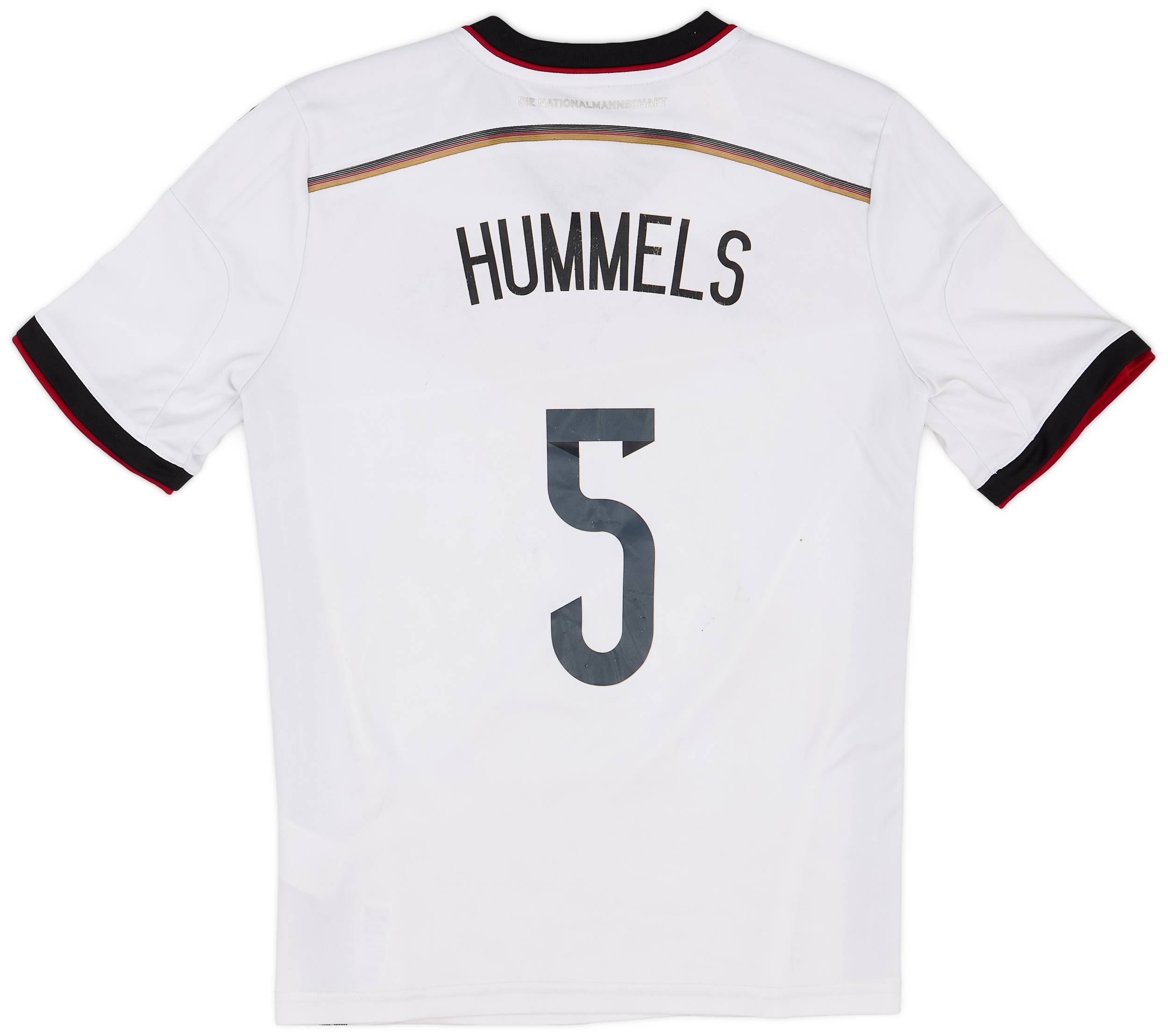 2014-15 Germany Home Shirt Hummels #5 - 5/10 - (XL.Boys)