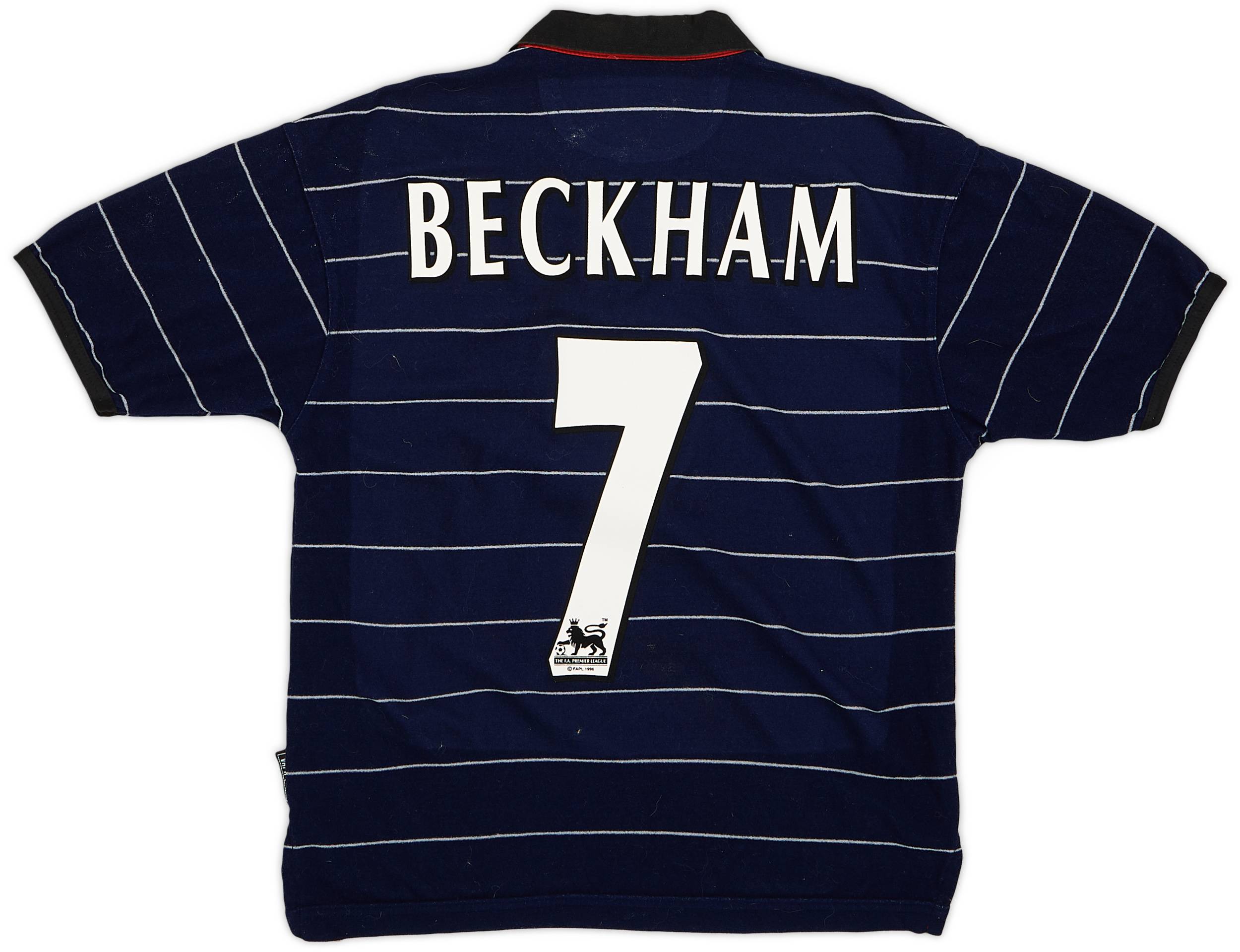 1999-00 Manchester United Away Shirt Beckham #7 - 5/10 - (Y)