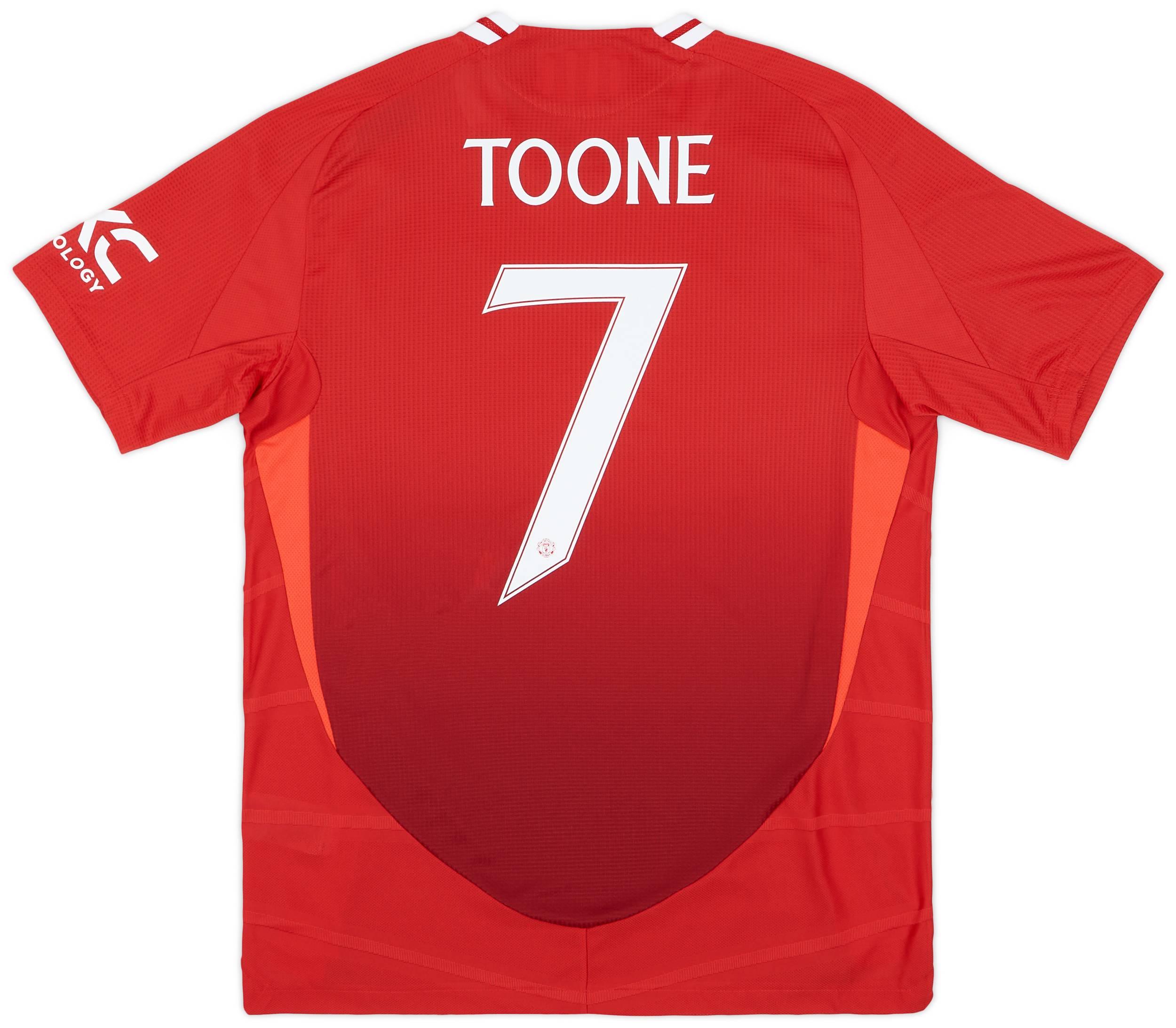 2024-25 Manchester United Authentic Home Shirt Toone #7 (Unisex Fit)