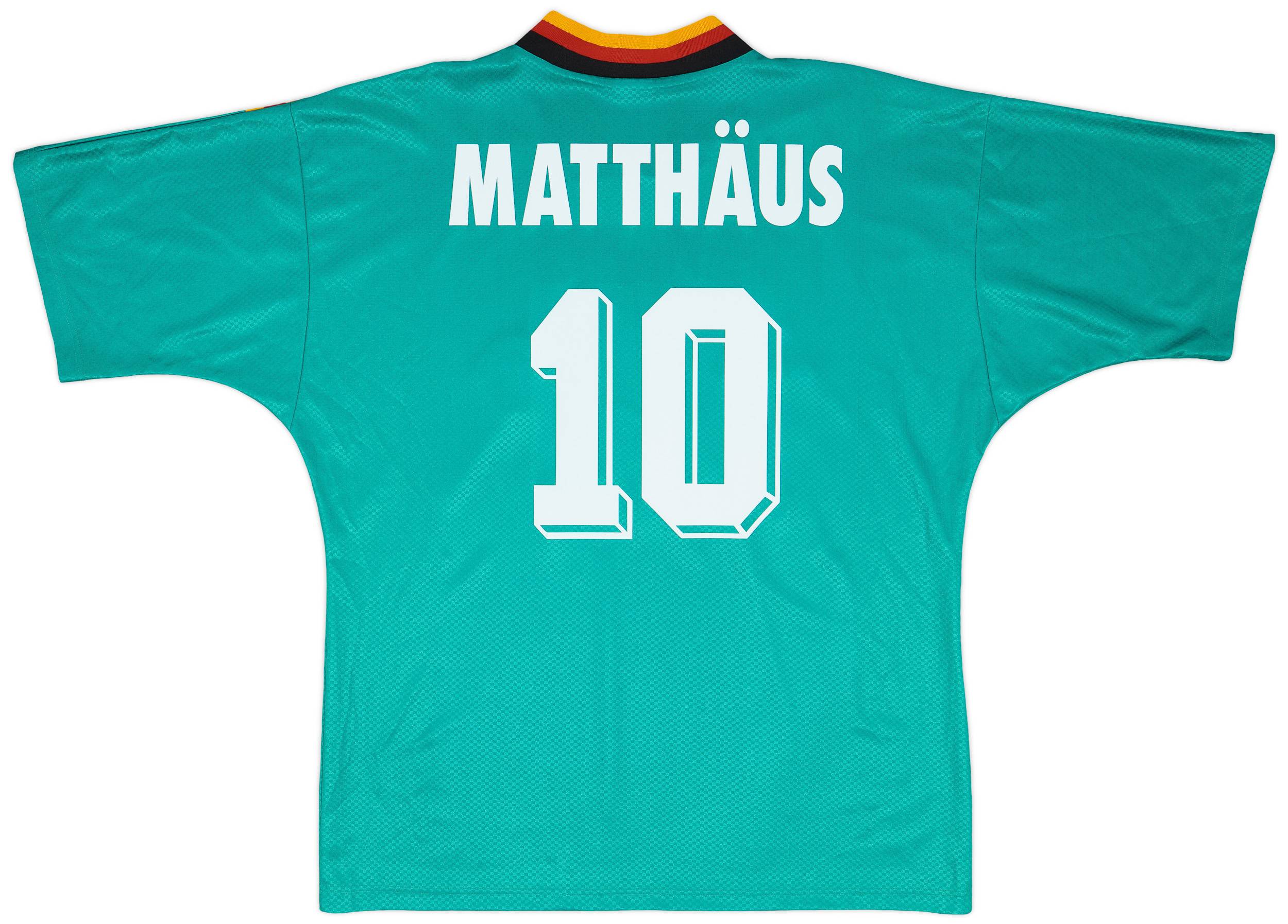 1994-96 Germany Away Shirt Matthaus #10 - 9/10 - (XL)