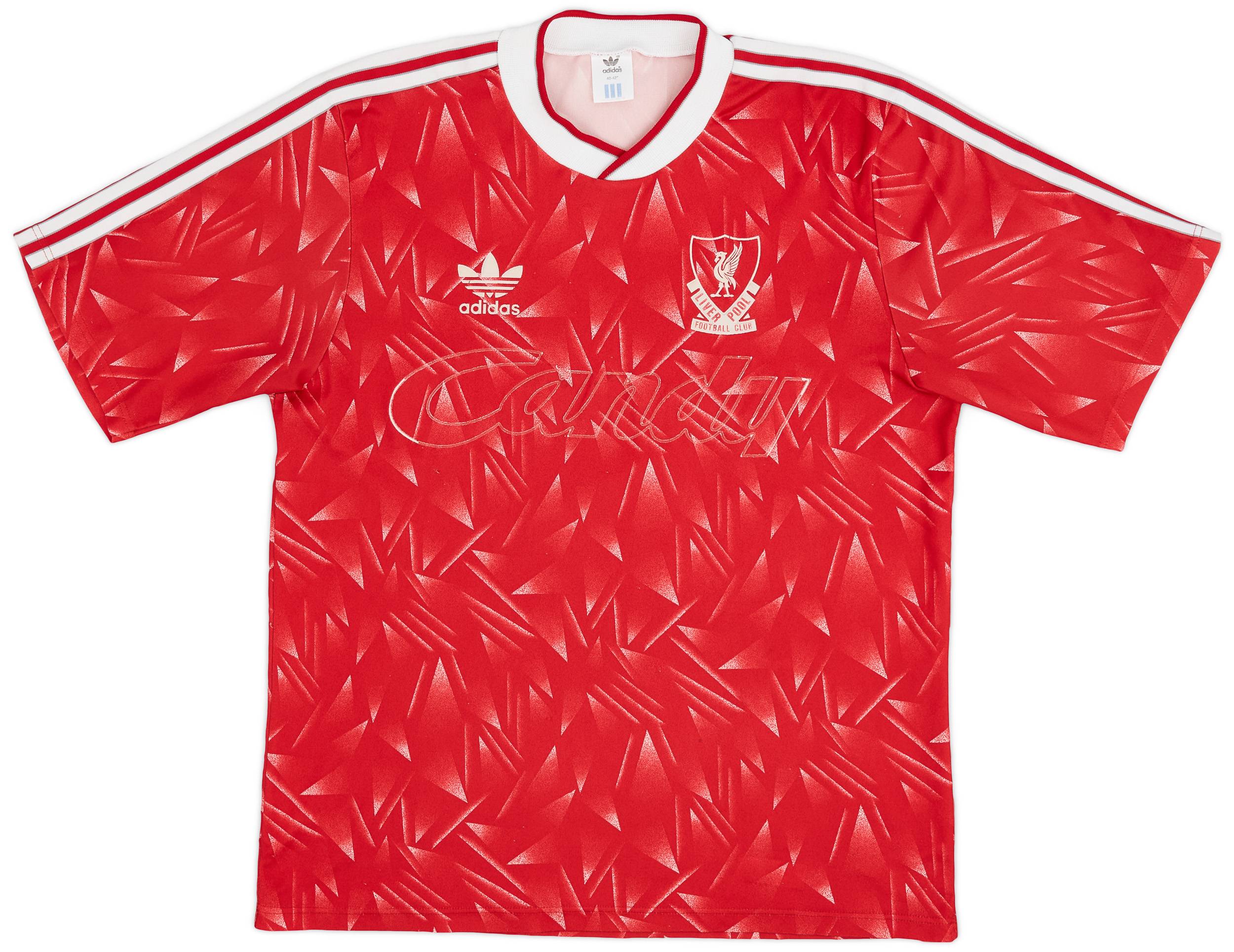 1989-91 Liverpool Home Shirt - 4/10 - (M/L)