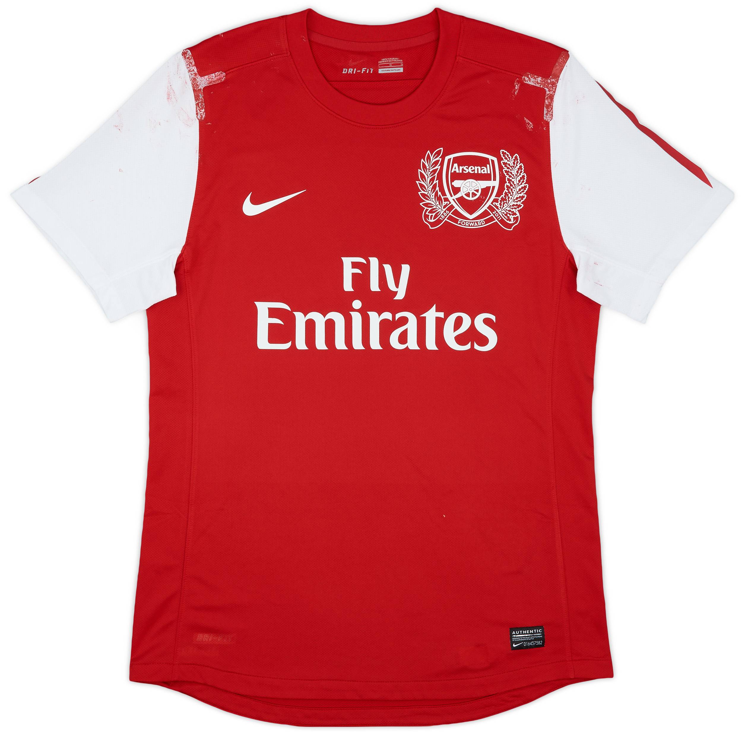 2011-12 Arsenal Player Issue Home Shirt - 5/10 - (L)