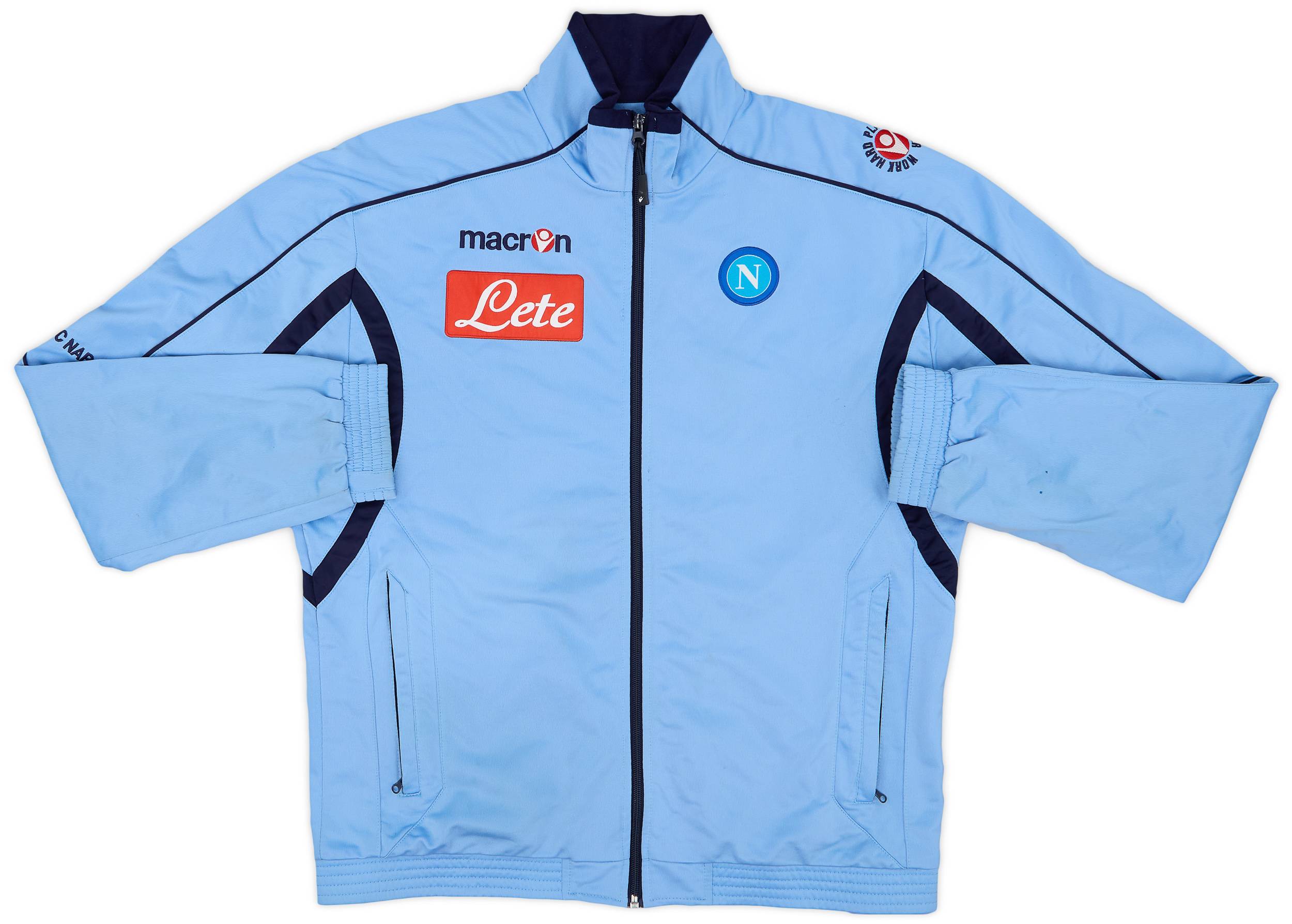 2010-11 Napoli Macron Track Jacket - 5/10 - (L)