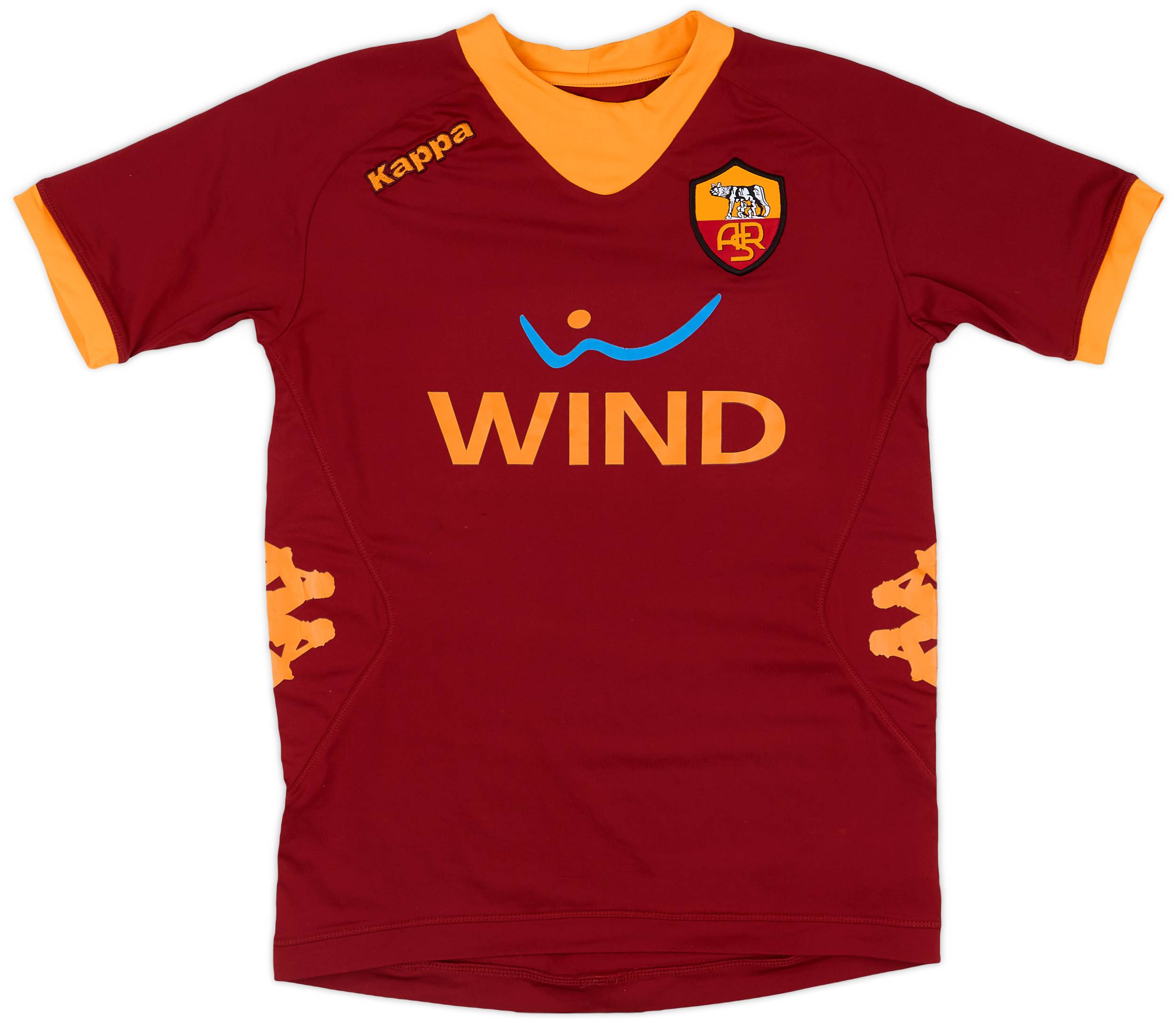 2011-12 Roma Home Shirt - 7/10 - (L.Boys)