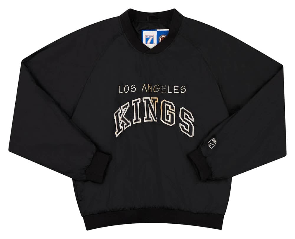 1990s LA Kings Logo 7 Pullover Windbreaker Jacket M