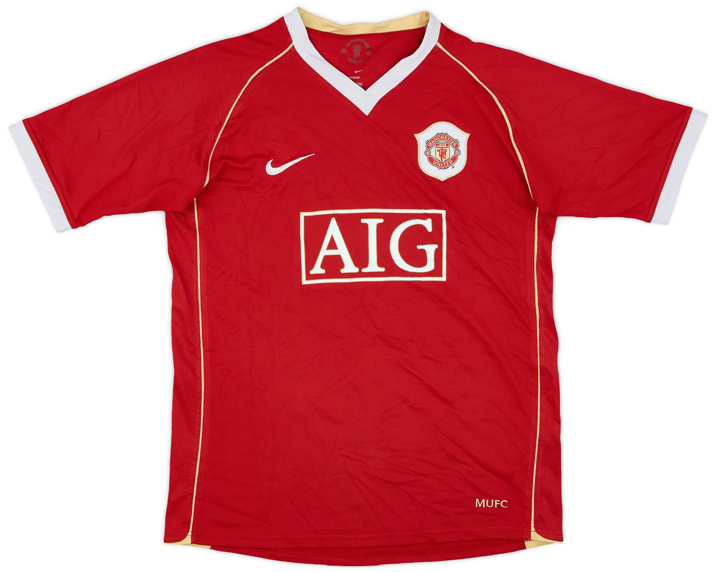 2006-07 Manchester United Home Shirt - 6/10 - (XL.Boys)