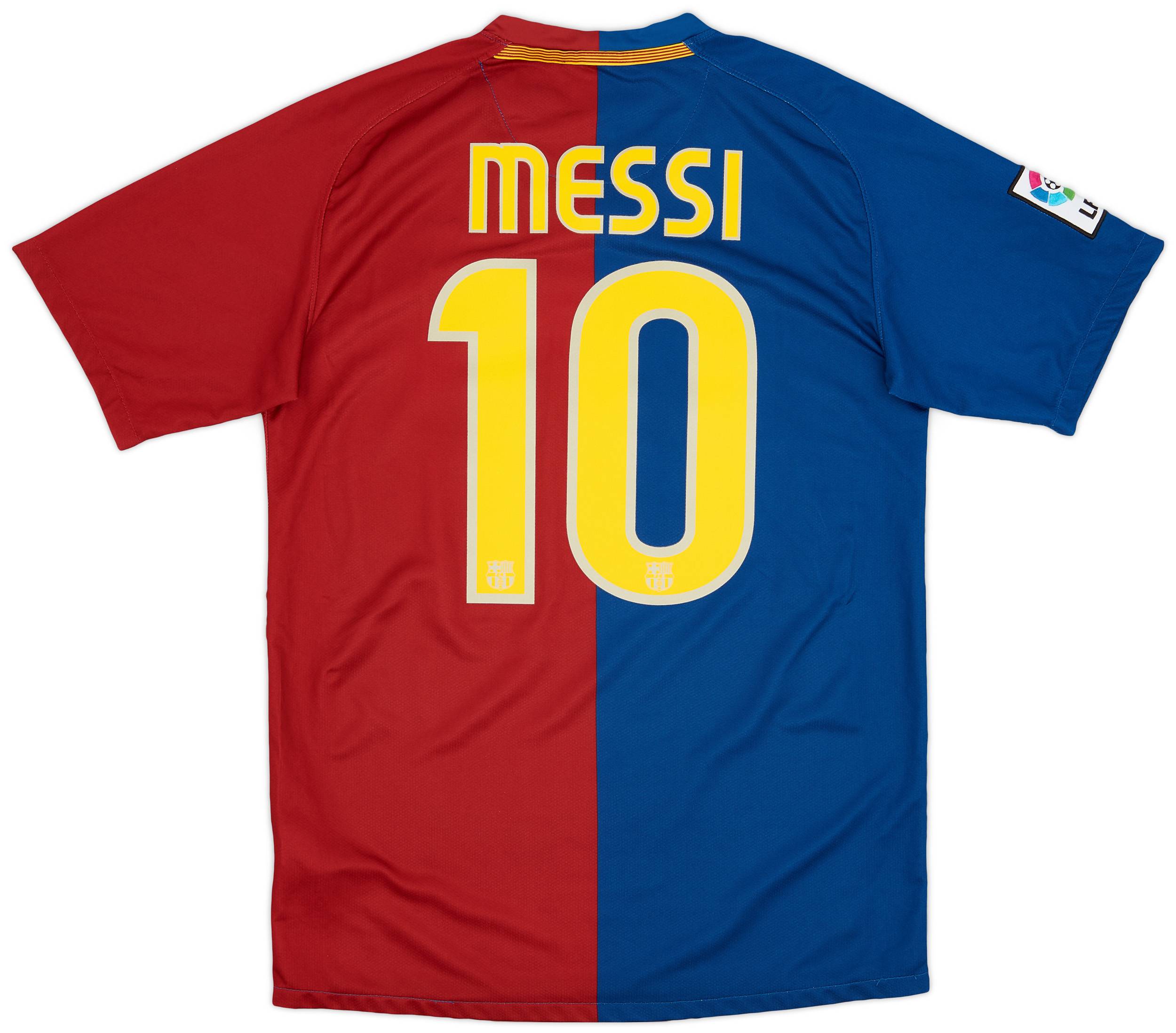 2008-09 Barcelona Home Shirt Messi #10 - 8/10 - (S)