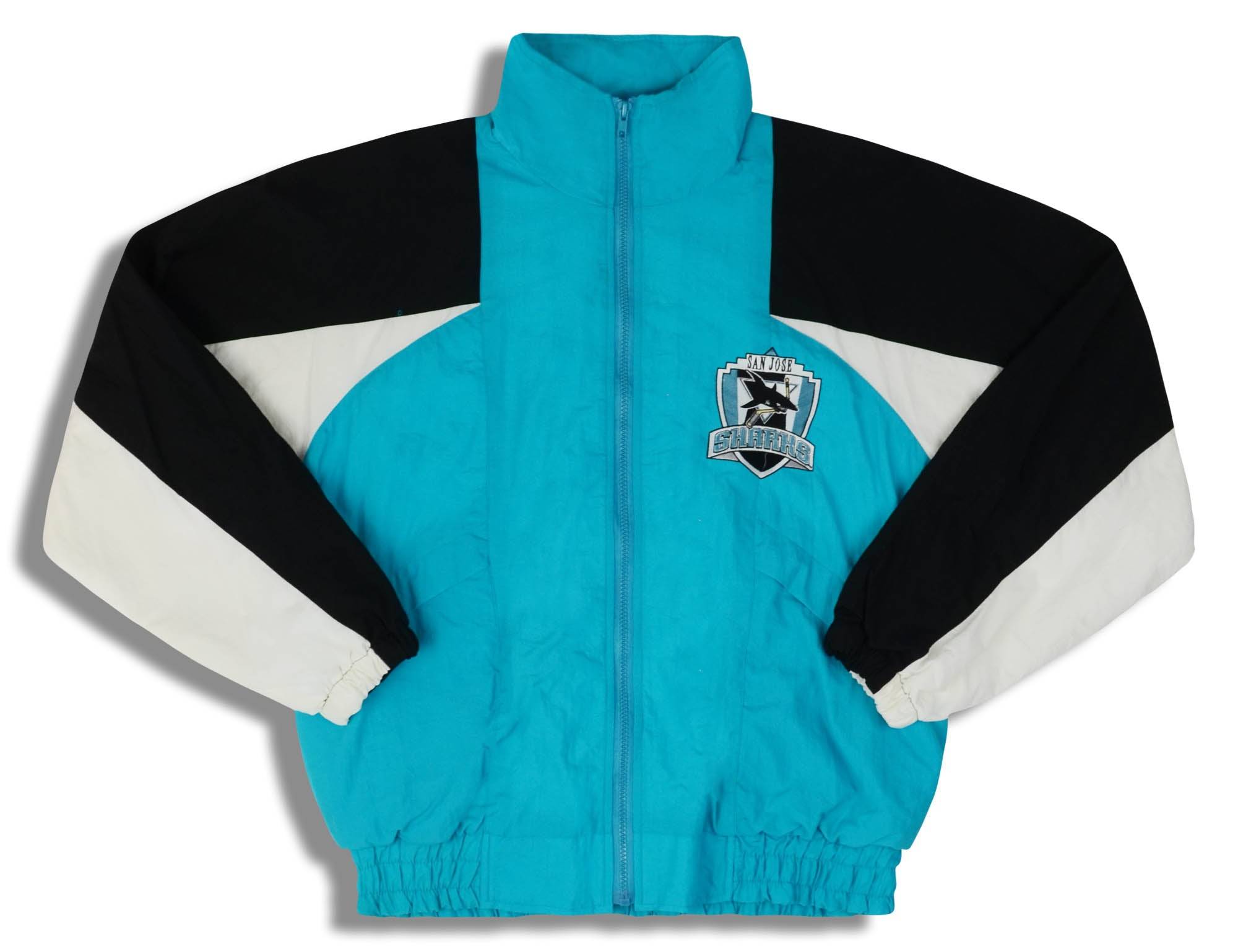 1990s San Jose Sharks Rain Jacket L