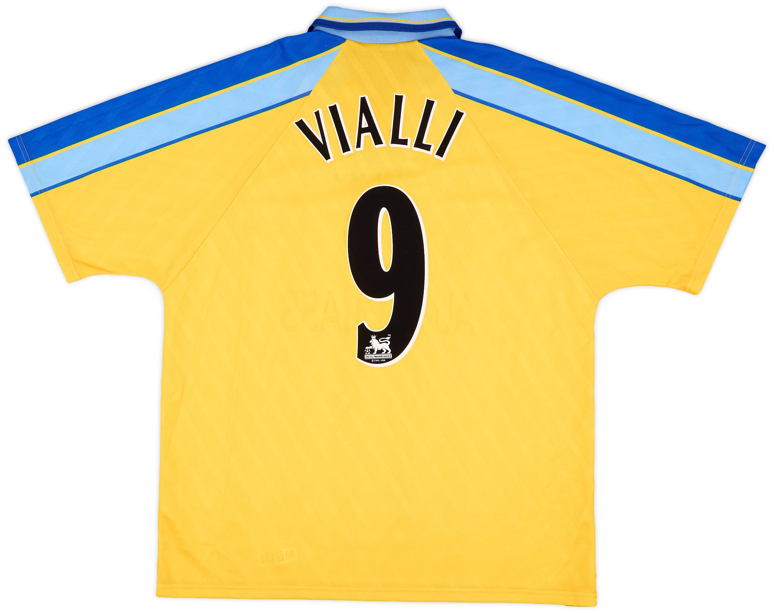 1997-98 Chelsea Away Shirt Vialli #9 - 9/10 - (XL)