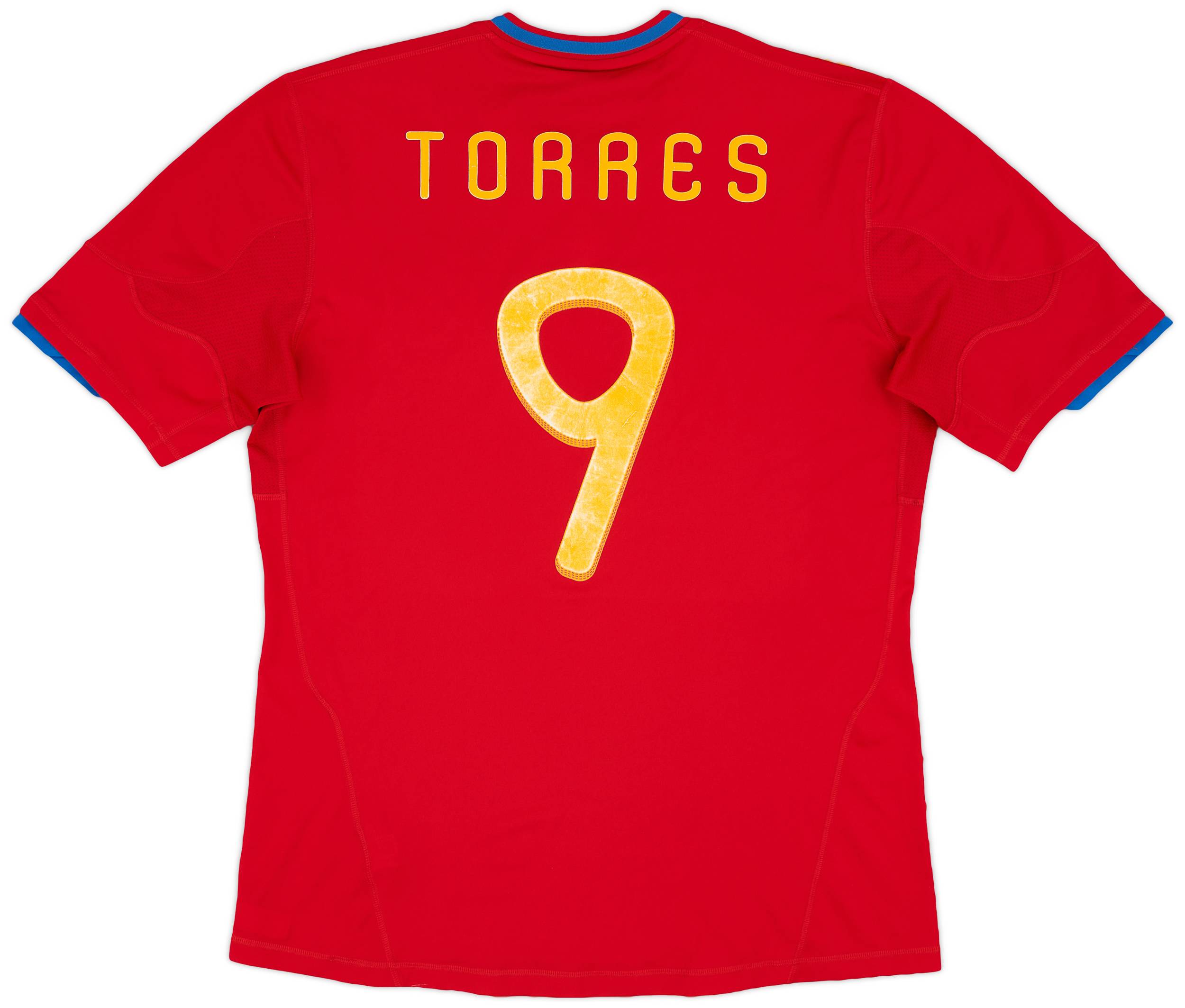 2009-10 Spain Home Shirt Torres #9 - 5/10 - (L)