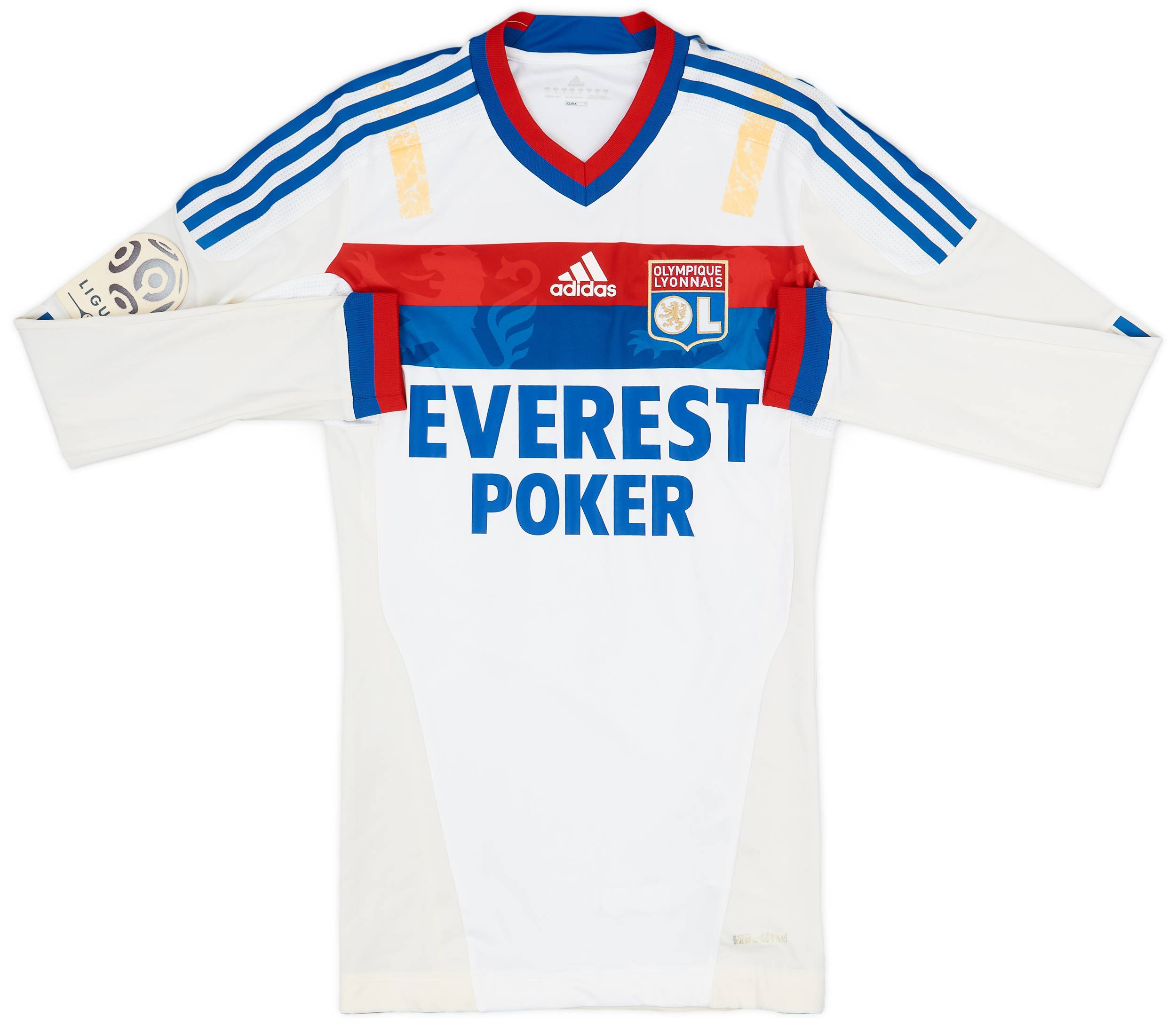 2011-12 Lyon Player Issue Home L/S Shirt - 6/10 - (M)