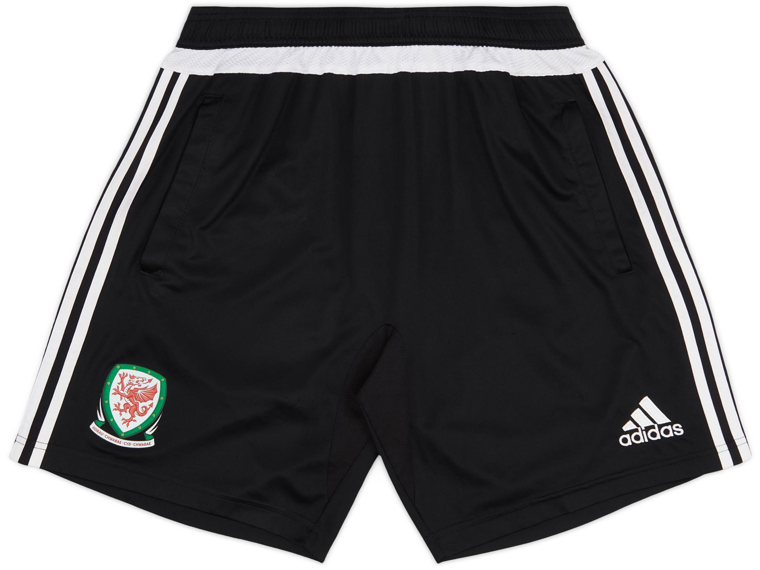 2015-16 Wales adidas Training Shorts - As New