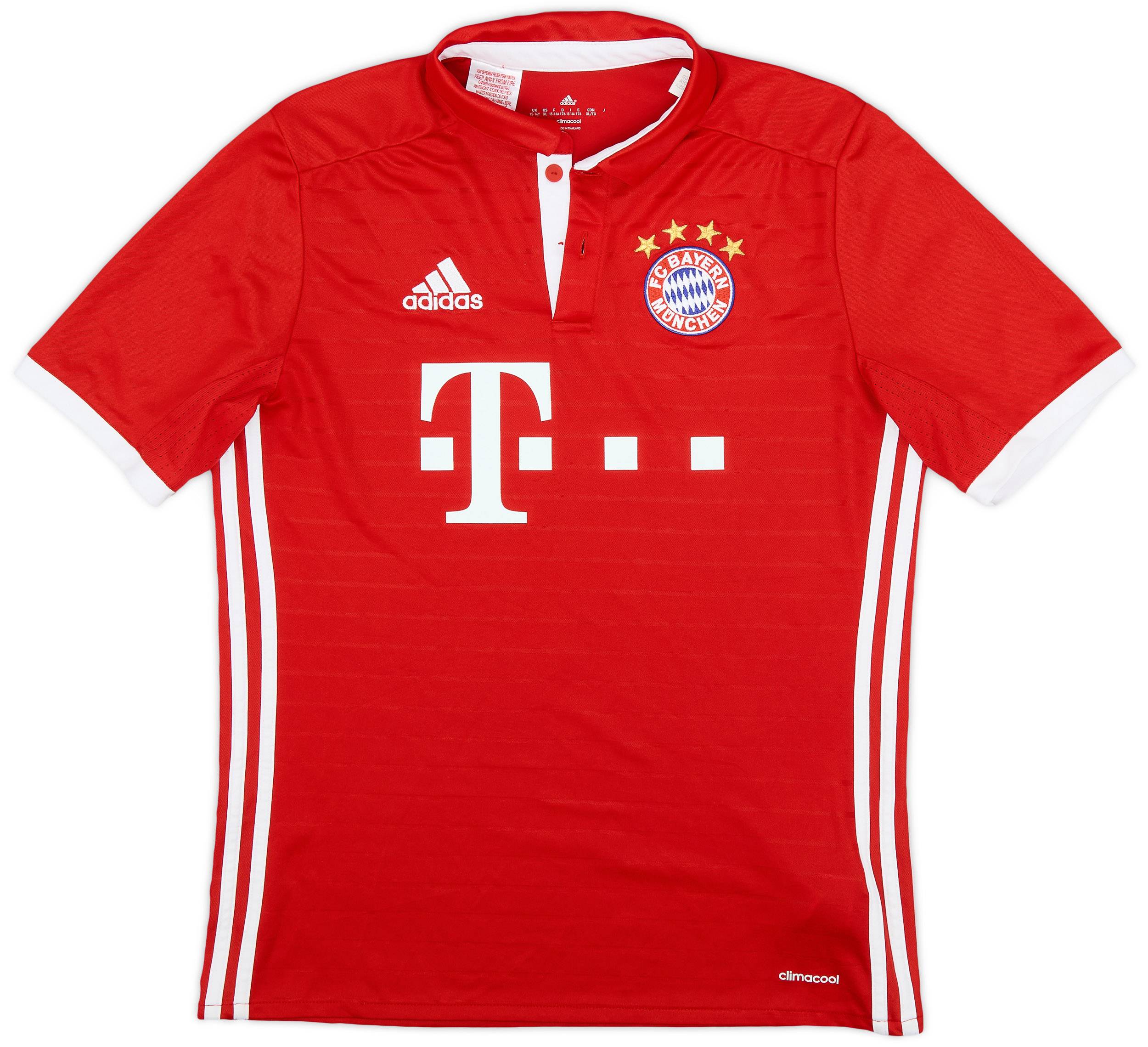 2016-17 Bayern Munich Home Shirt - 5/10 - (XL.Boys)
