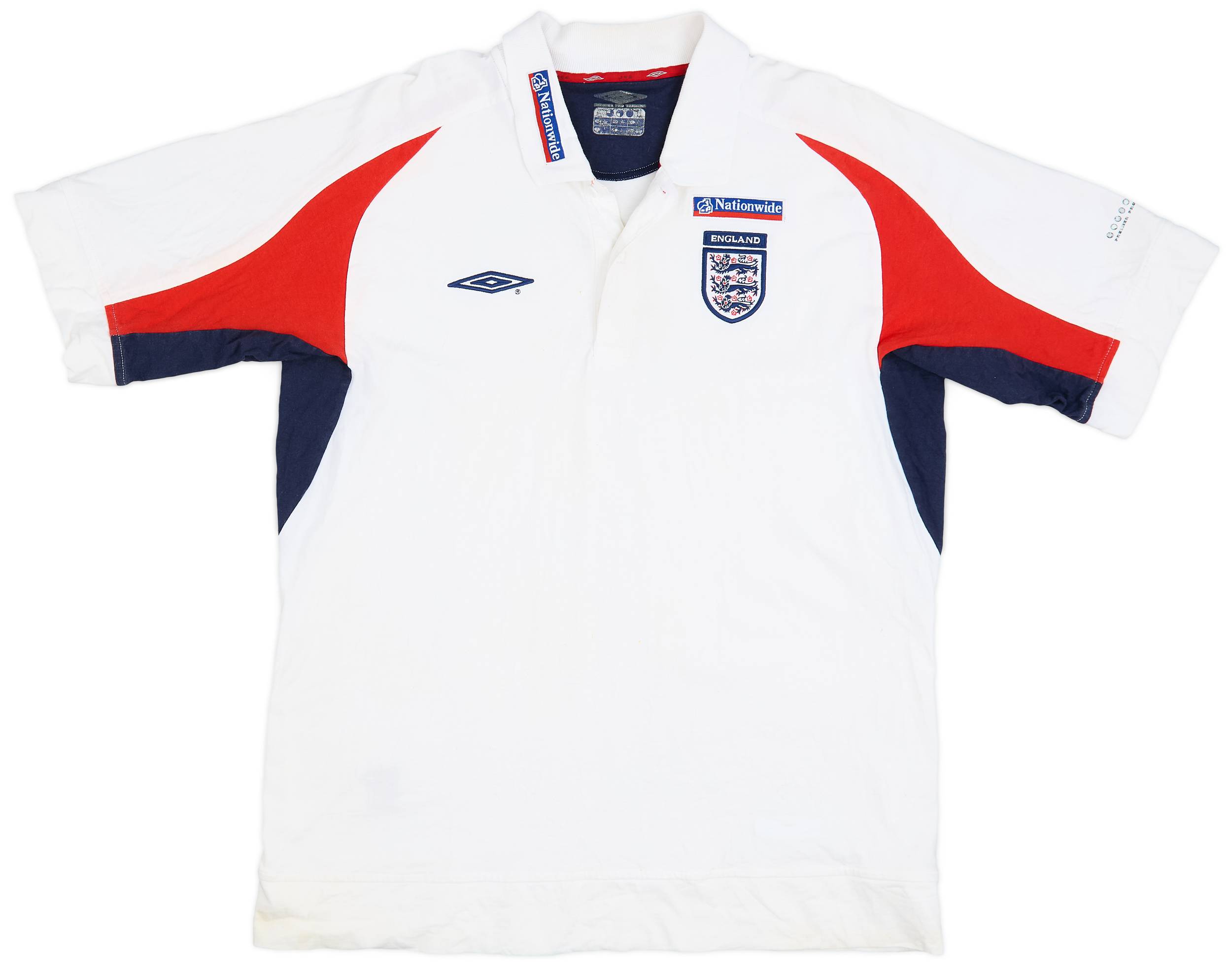 2001-02 England Umbro Training Shirt - 7/10 - (L)