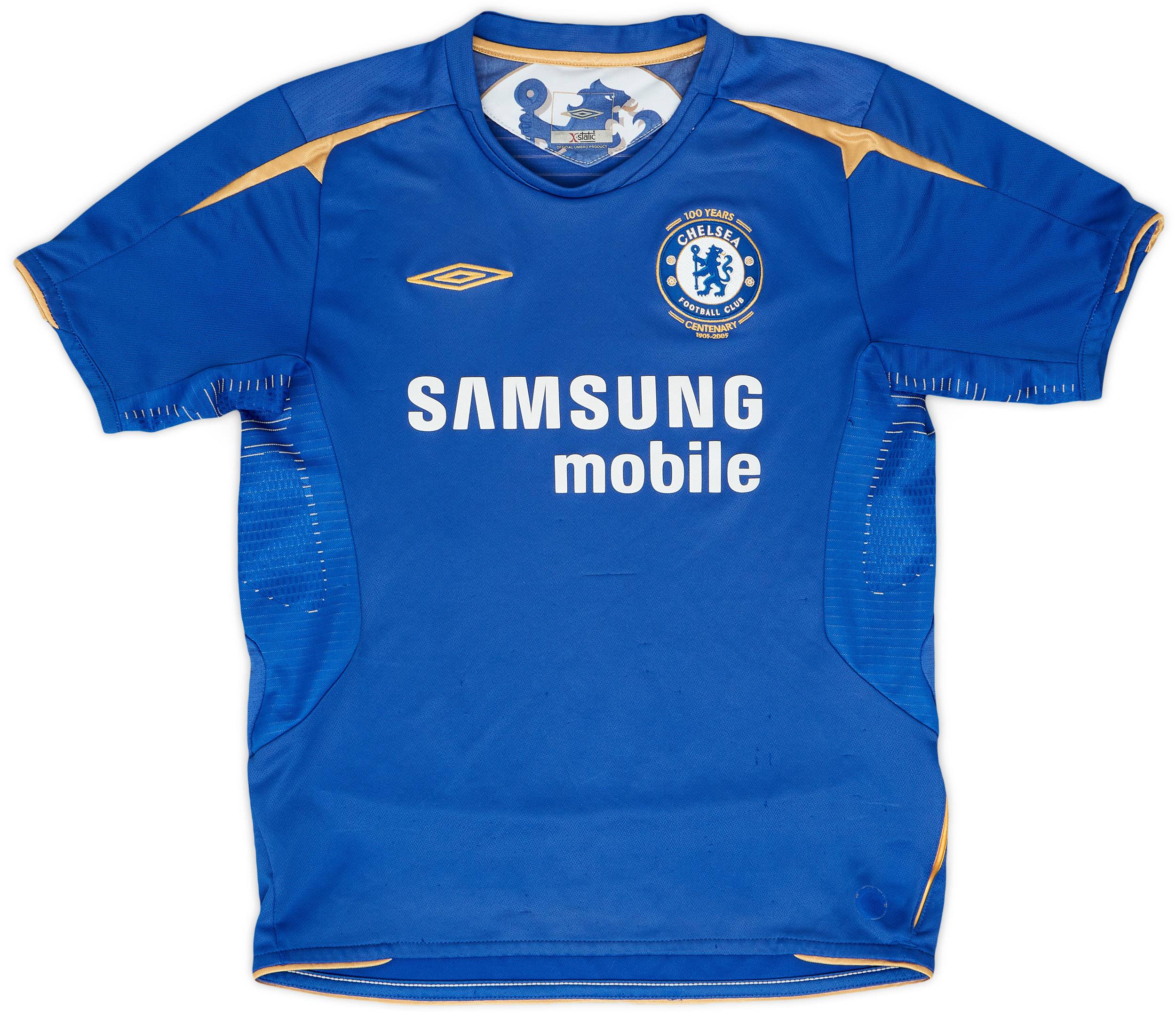 2005-06 Chelsea Centenary Home Shirt - 4/10 - (M.Boys)