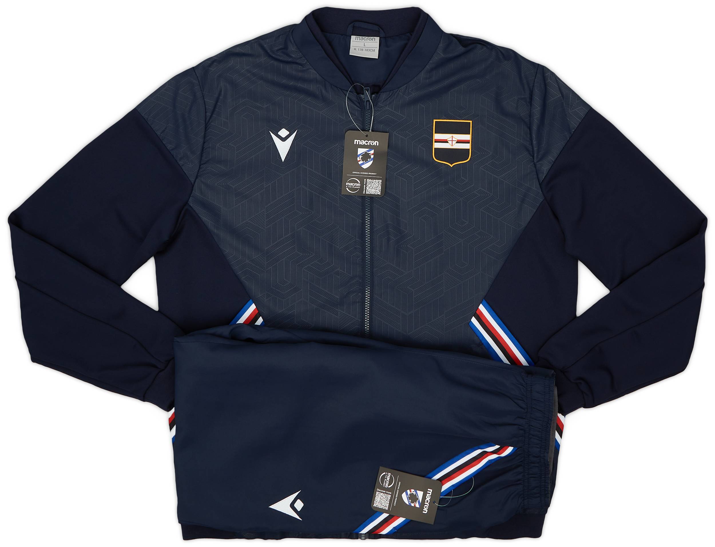 2022-23 Sampdoria Macron Travel Tracksuit