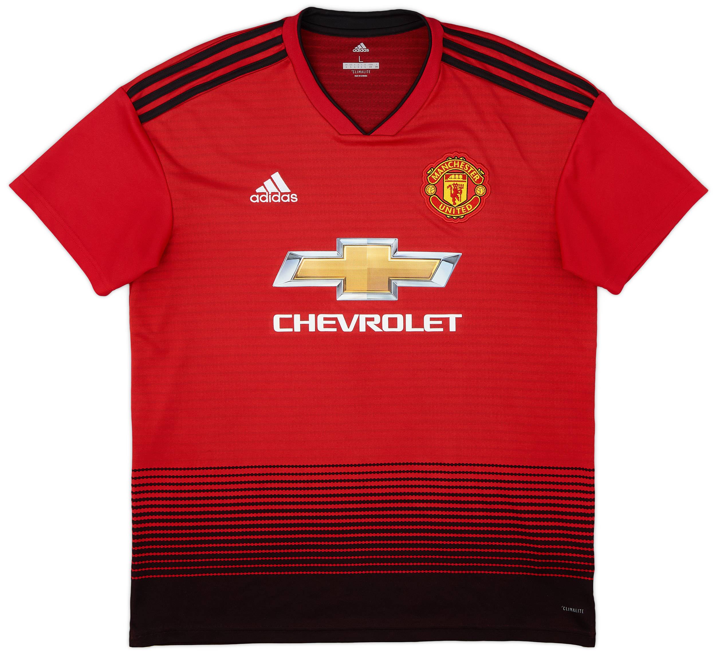 2018-19 Manchester United Home Shirt - 9/10 - (L)