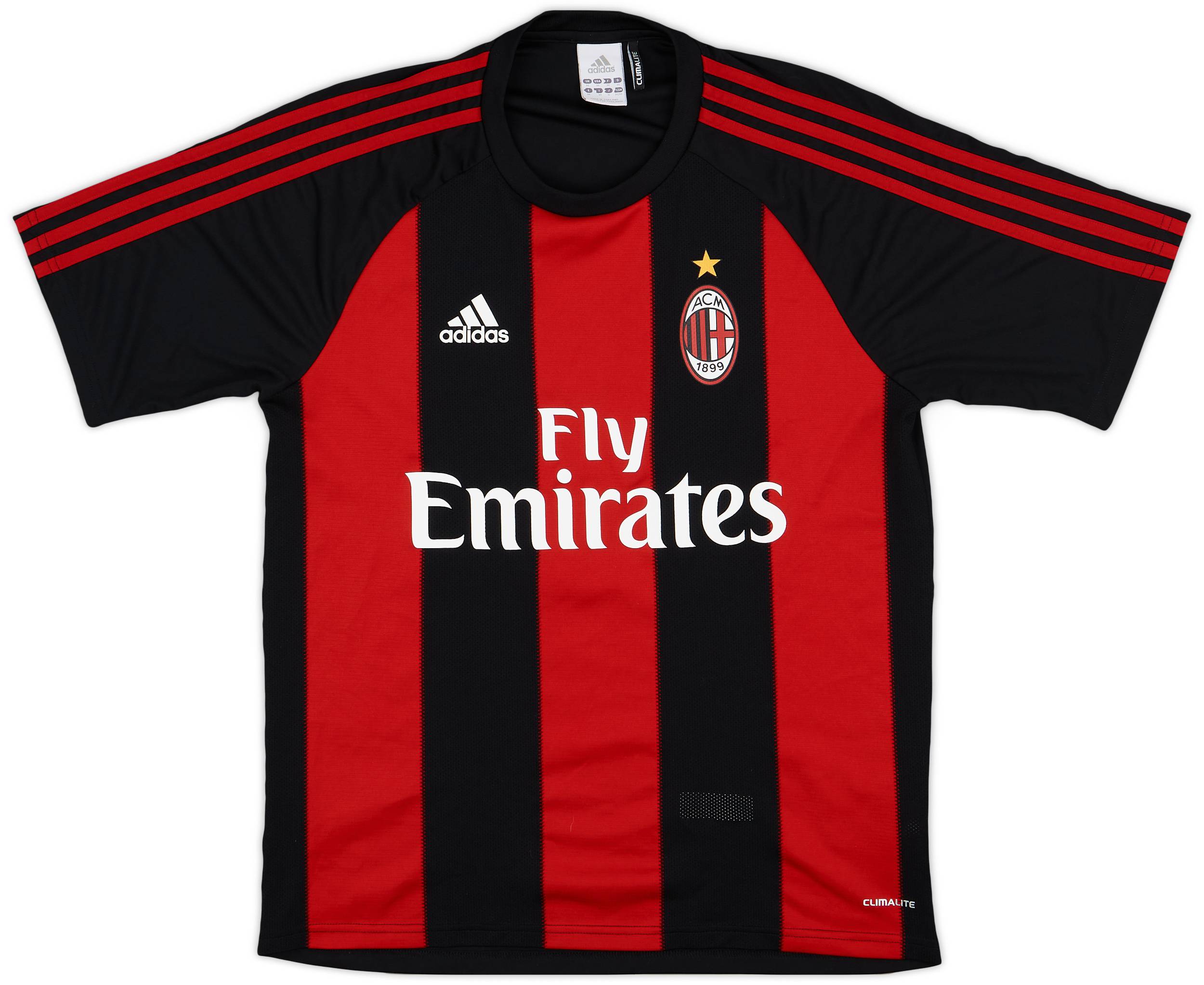 2010-11 AC Milan Basic Home Shirt - 9/10 - (M)