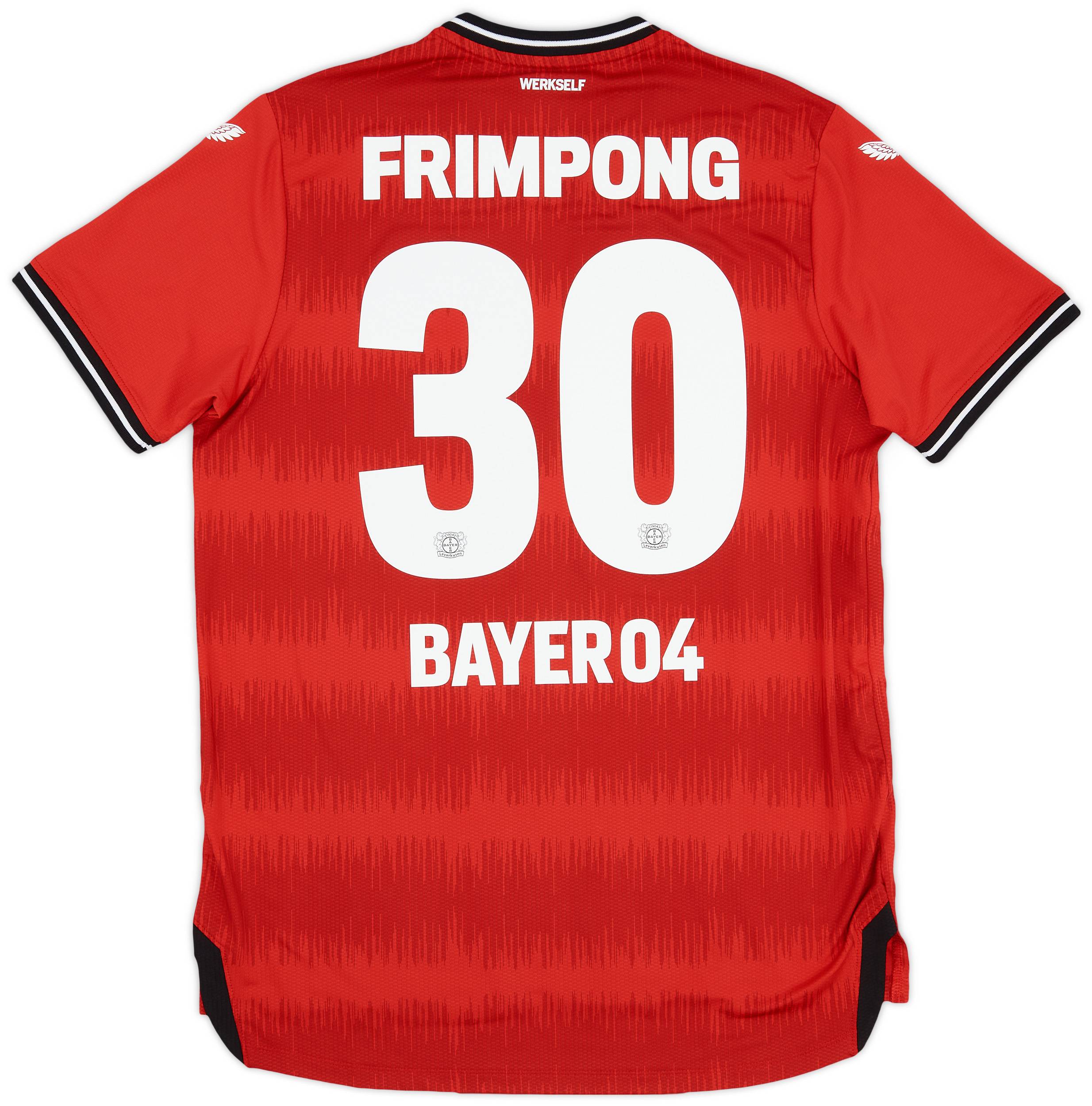 2022-23 Bayer Leverkusen Player Issue Pro Home Shirt Frimpong #30