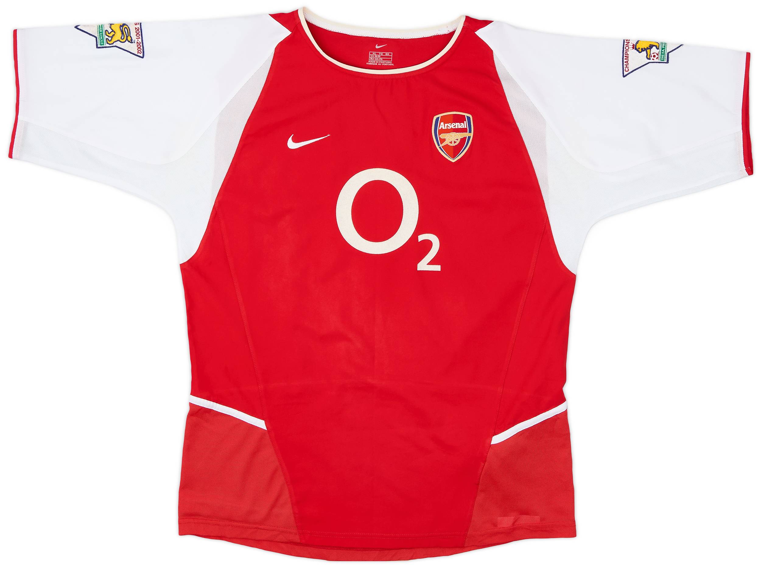 2002-04 Arsenal Home Shirt - 8/10 - (XL.Boys)