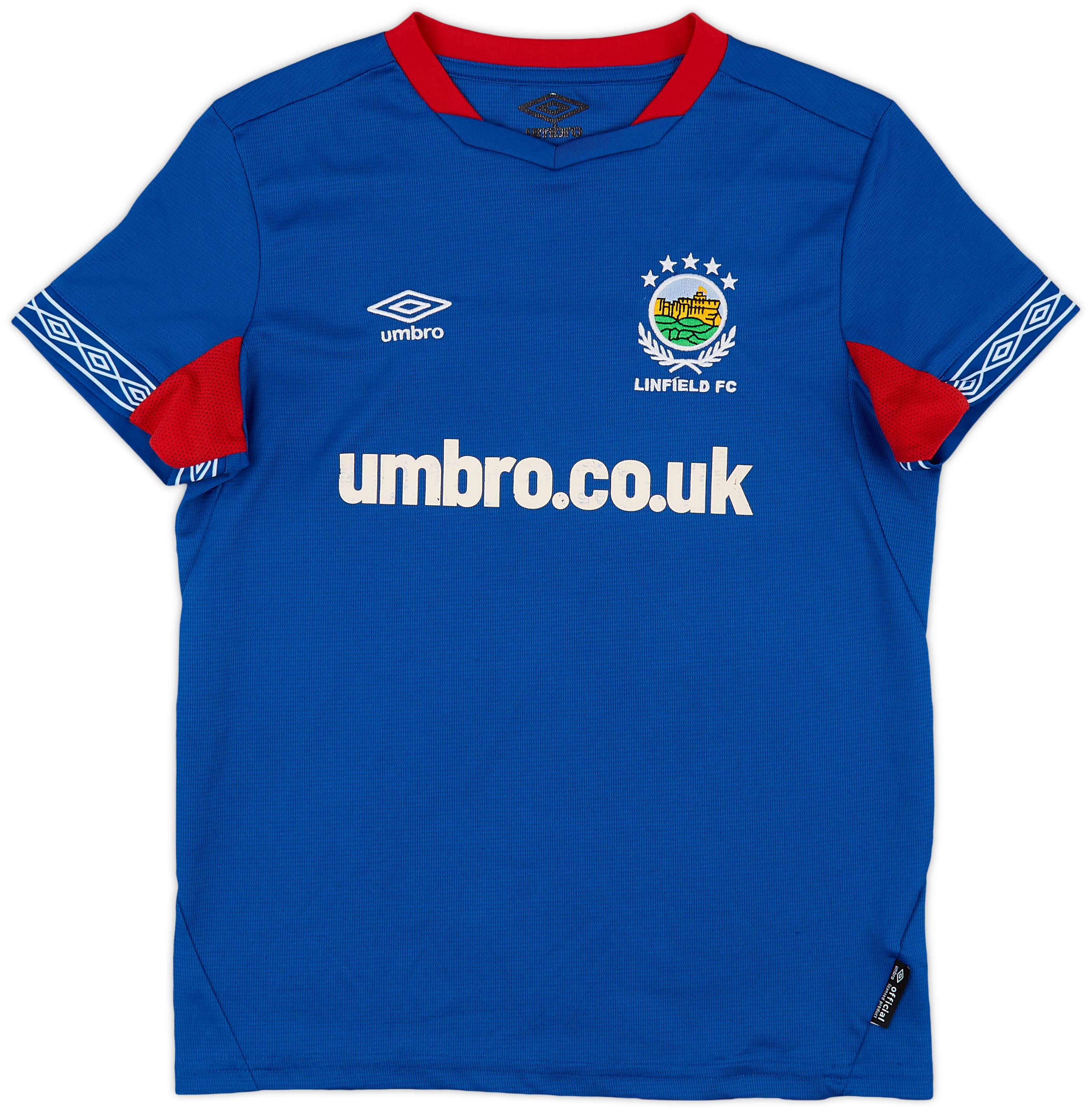 2019-21 Linfield Home Shirt - 6/10 - (L.Boys)