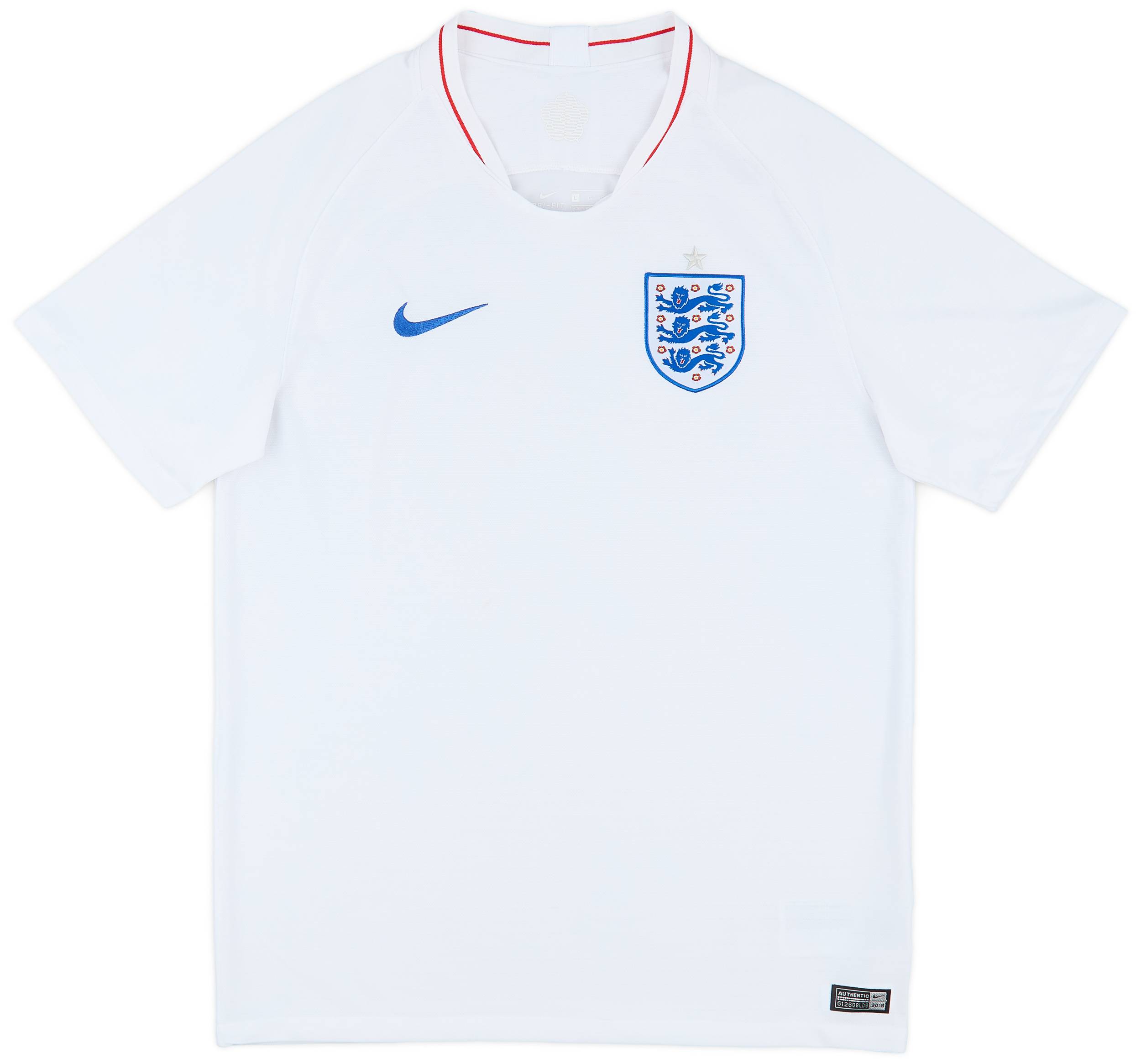 2018-19 England Home Shirt - 7/10 - (L)