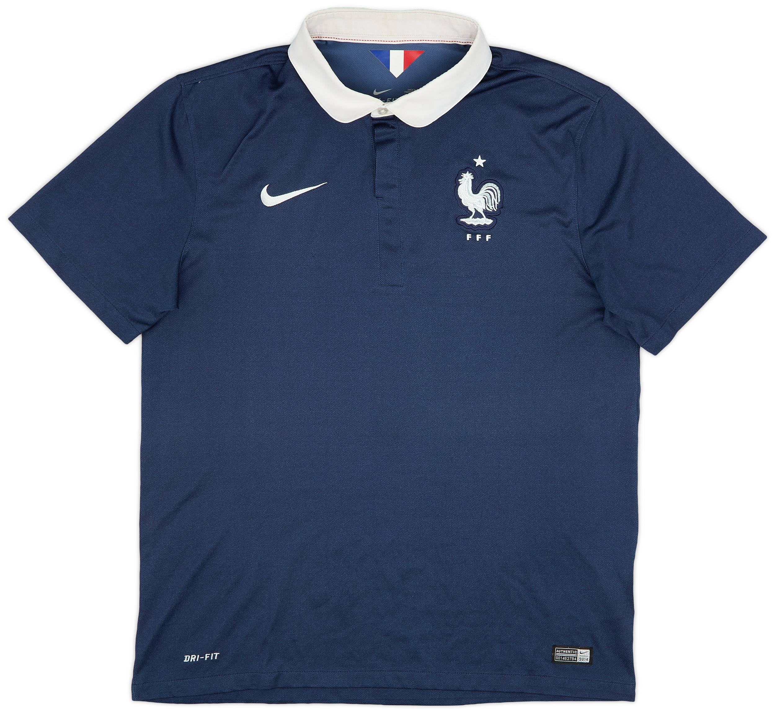 2014-15 France Home Shirt - 8/10 - (L)