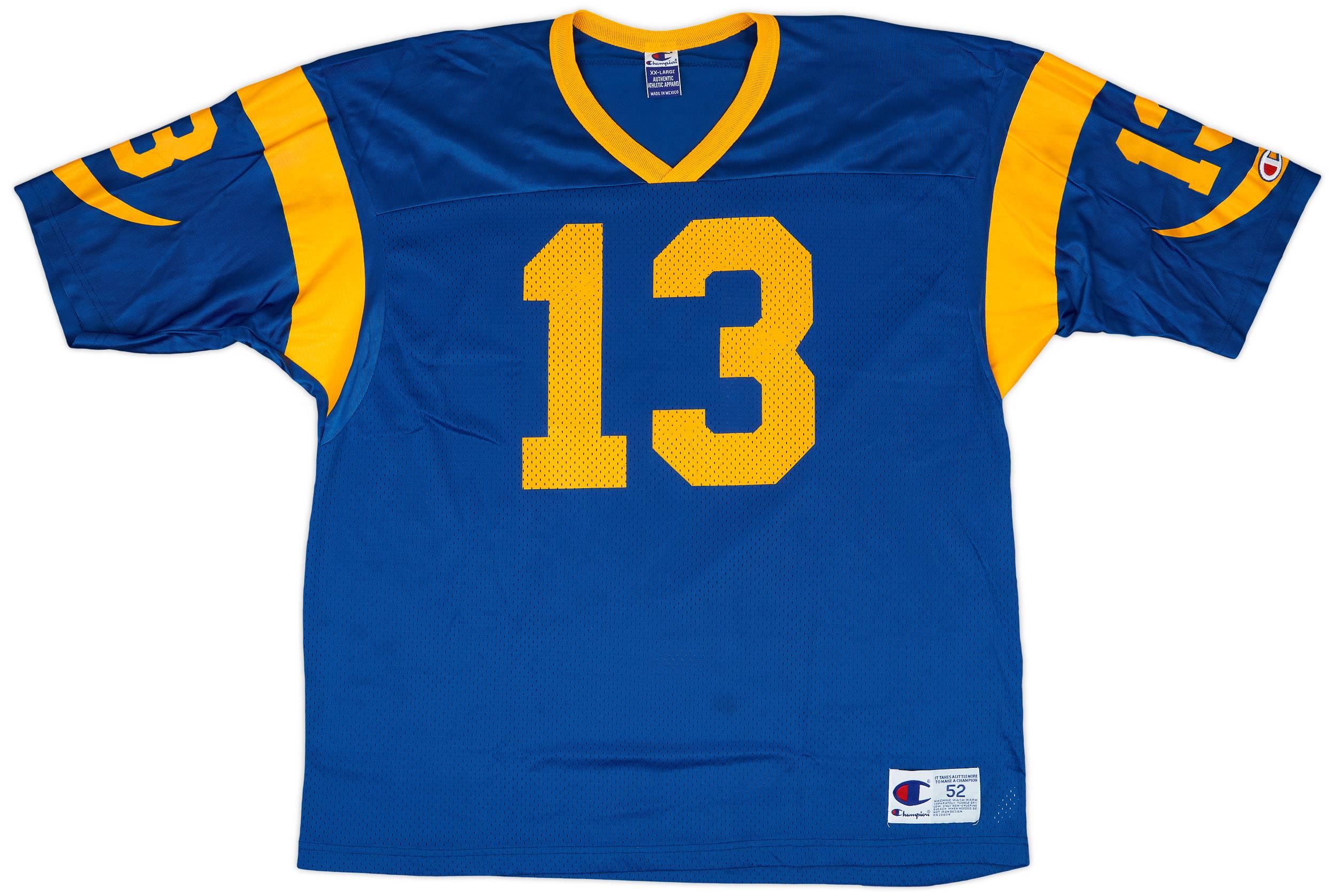 1998-99 St Louis Rams Warner #13 Champion Home Jersey - 8/10 - (XXL)