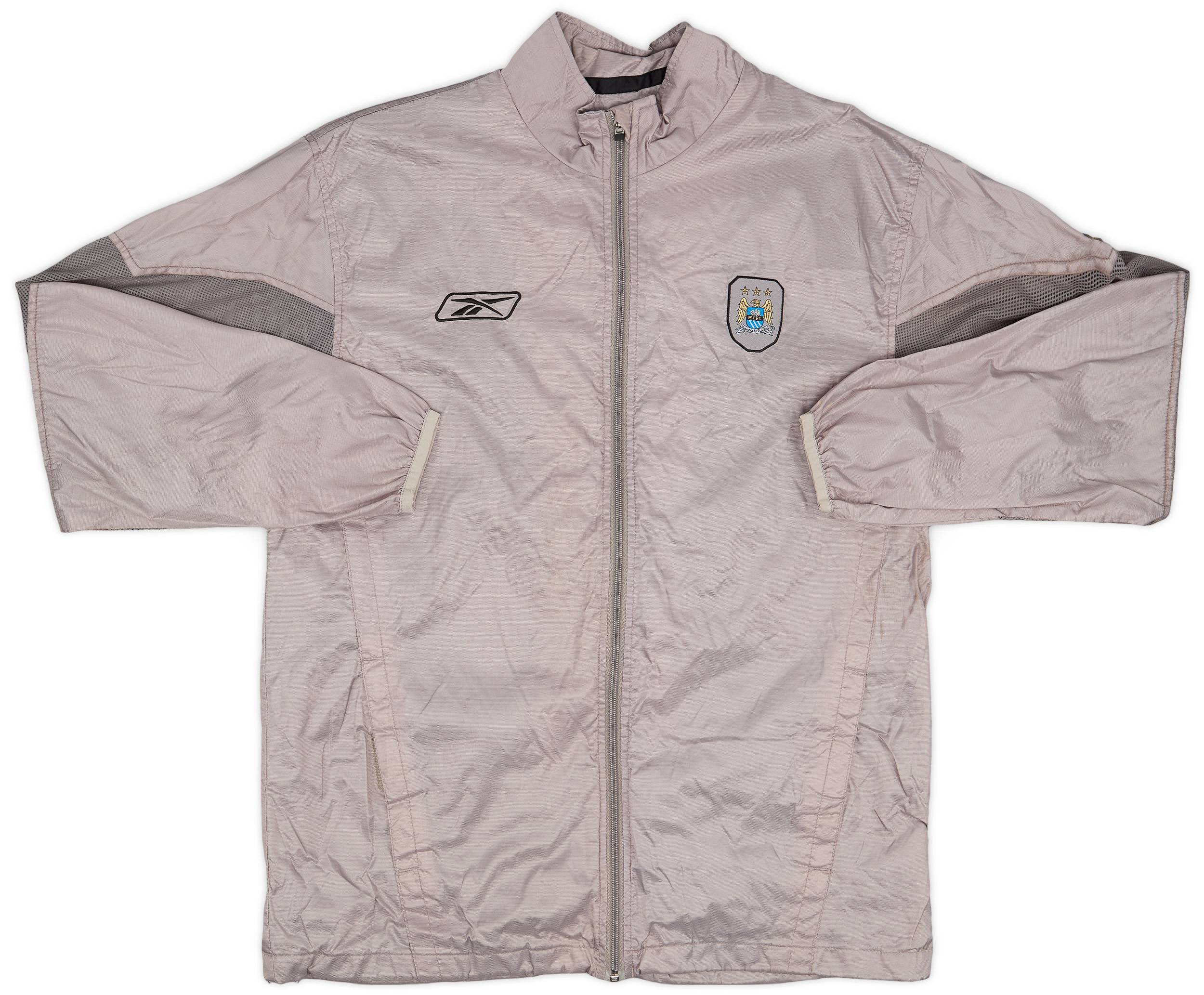 2004-05 Manchester City Reebok Track Jacket - 8/10 - (L)